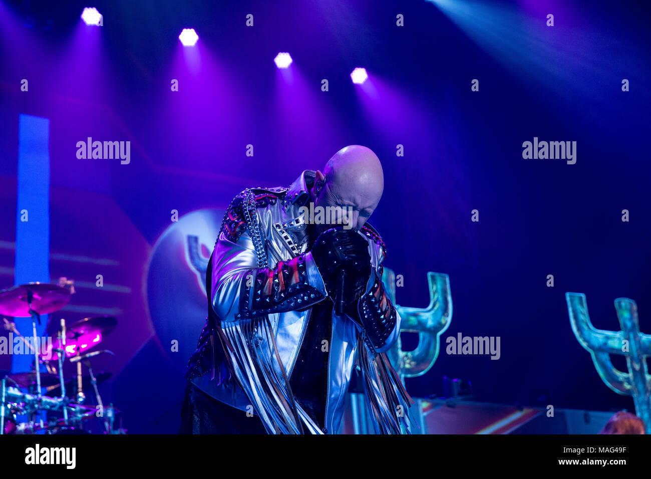 Heavy metal legends Judas Priest on their Firepower tour at Tribute ...