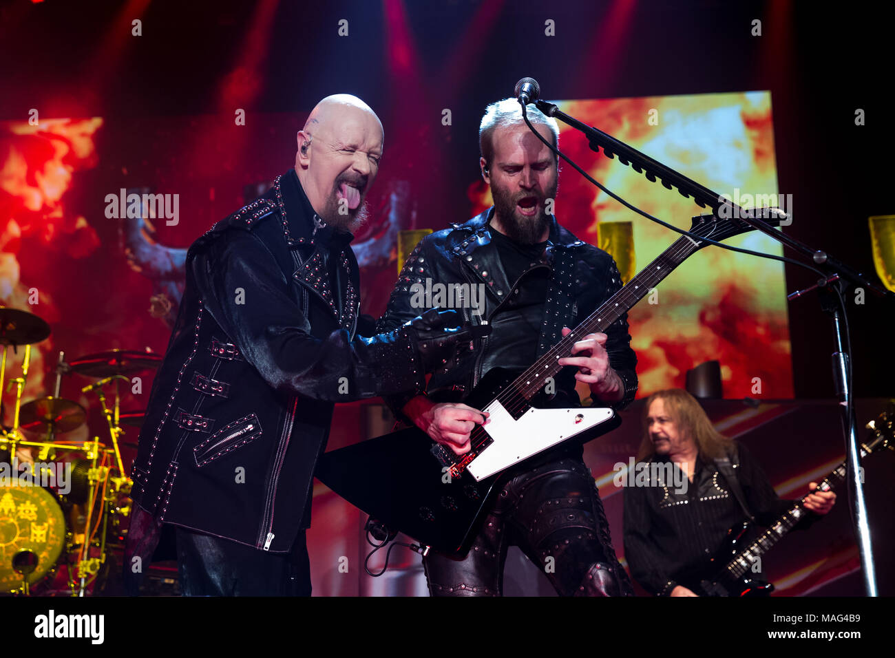 Heavy metal legends Judas Priest on their Firepower tour at Tribute ... Heavy metal legends Judas Priest on their Firepower tour at Tribute ...