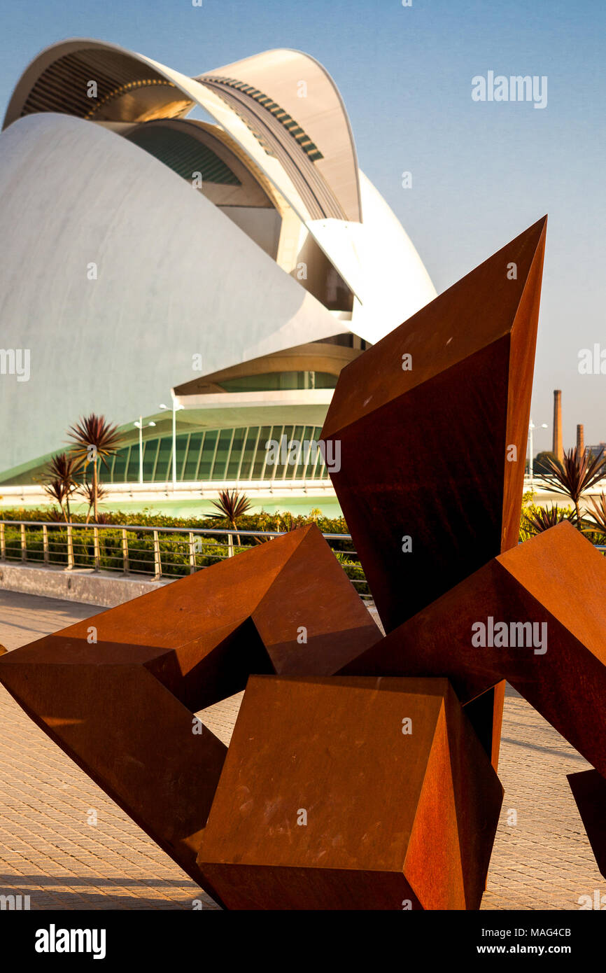 Modern art works on the Art Promenade at the City of the Arts and the ...