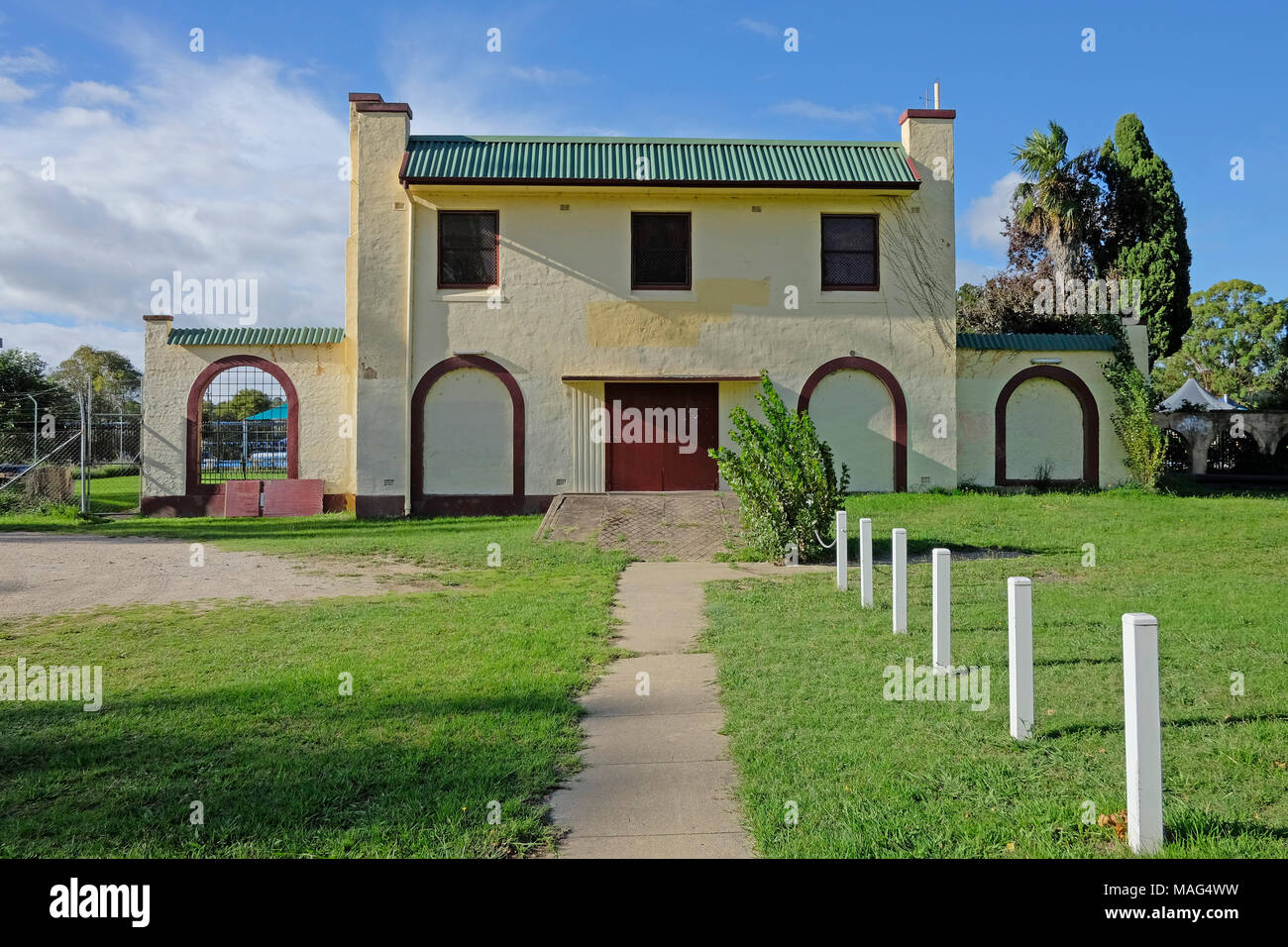 old building at the Monckton Aquatic Centre, Armidale in new south ...