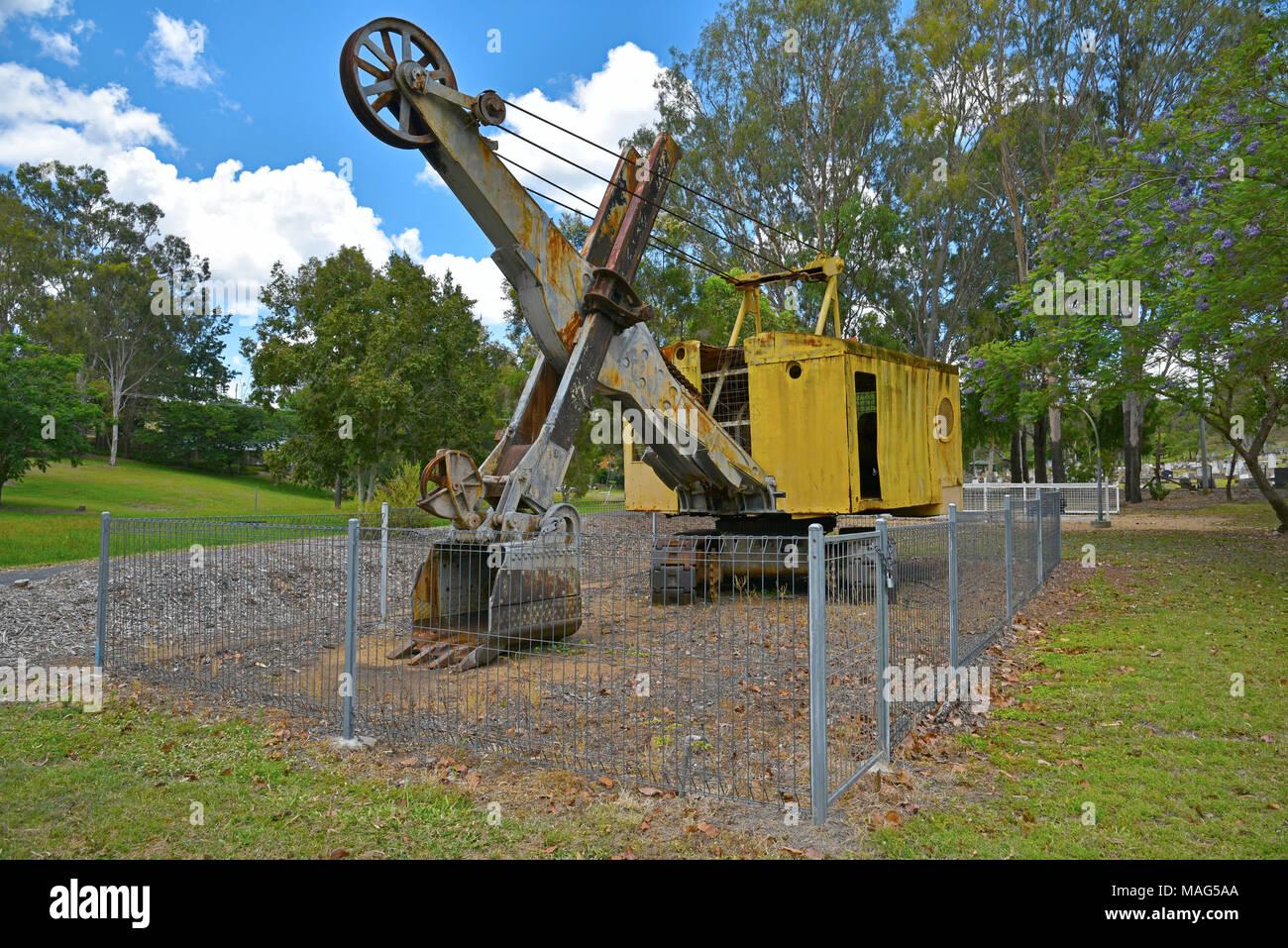 apex park at mount morgan a gold mining town in queensland australia ...
