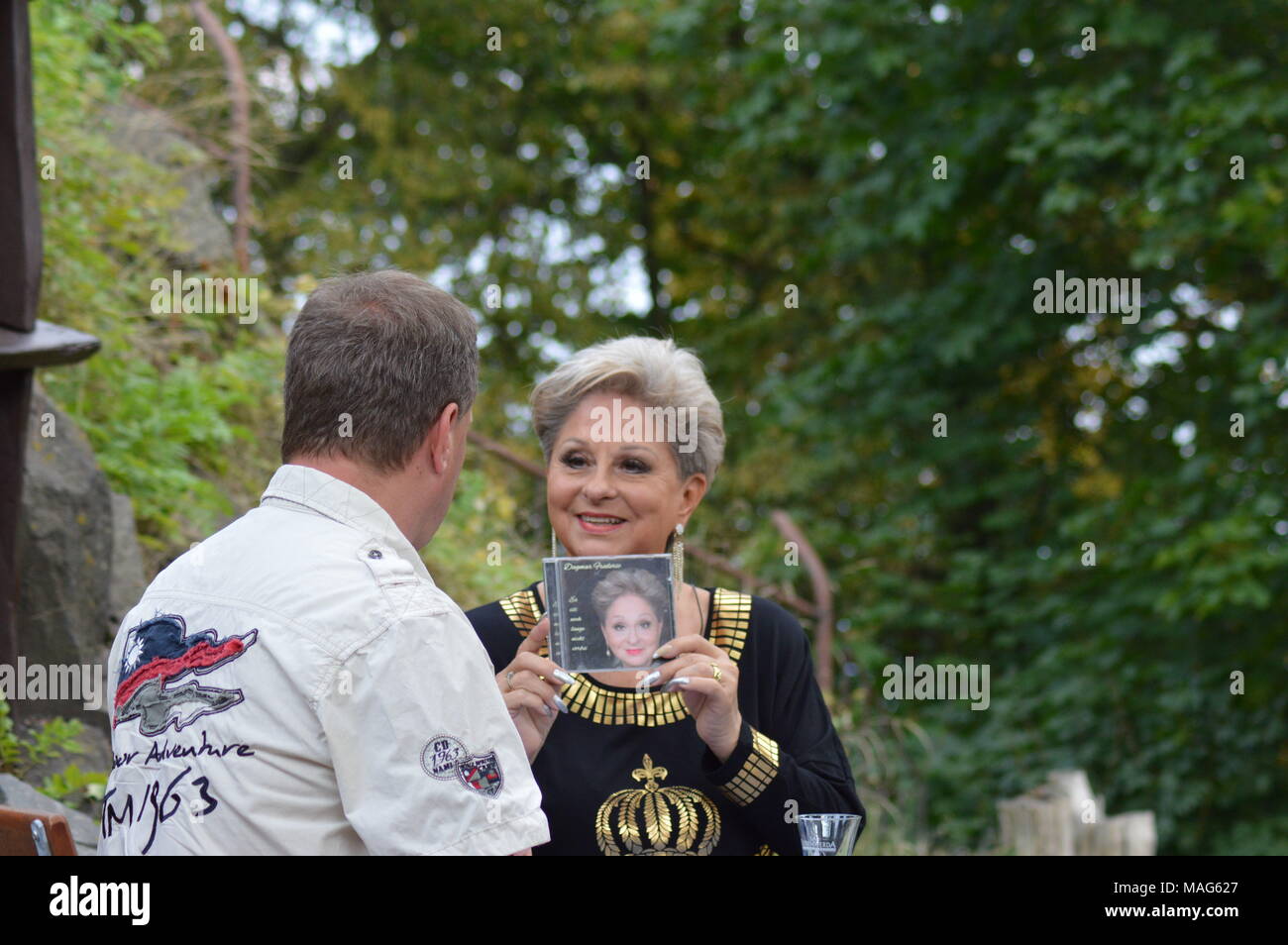 Dagmar Frederic Daggi Dagi Schlager Sängerin Stock Photo - Alamy