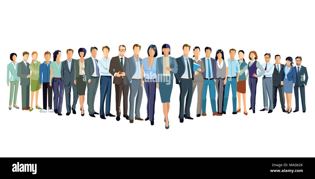 Presentation of a group of people Stock Vector Image & Art - Alamy
