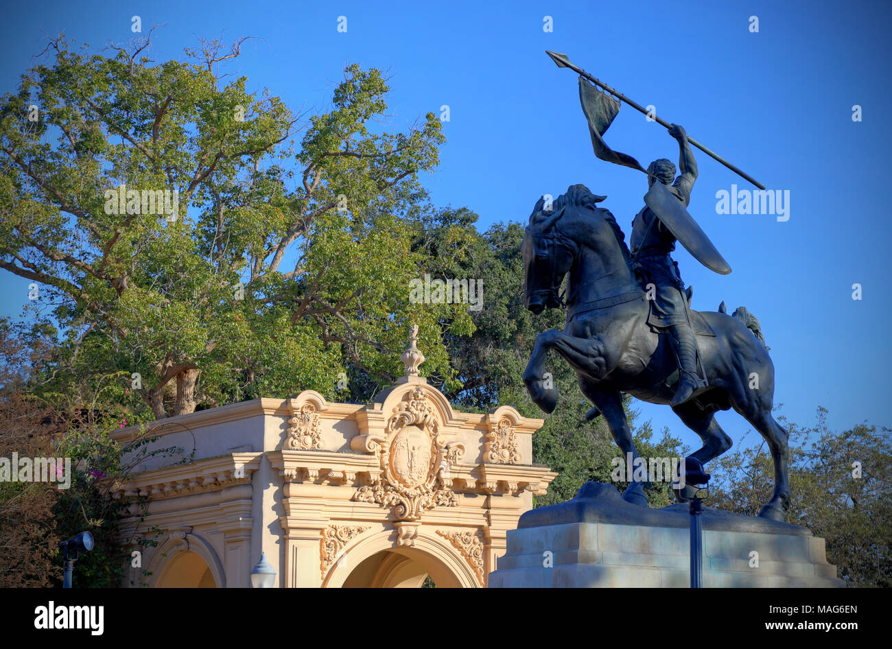 San Diego, California, USA - February 5, 2018: "El Cid Campeador ...