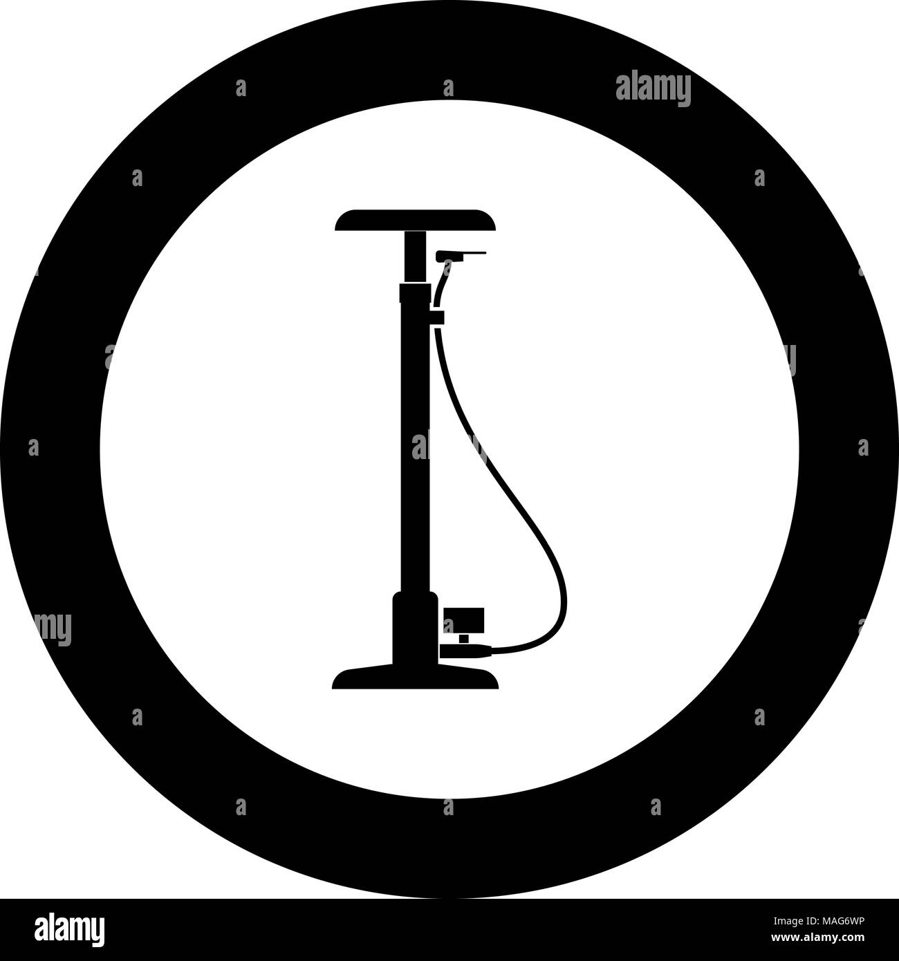 Bike pump Stock Vector Images - Alamy
