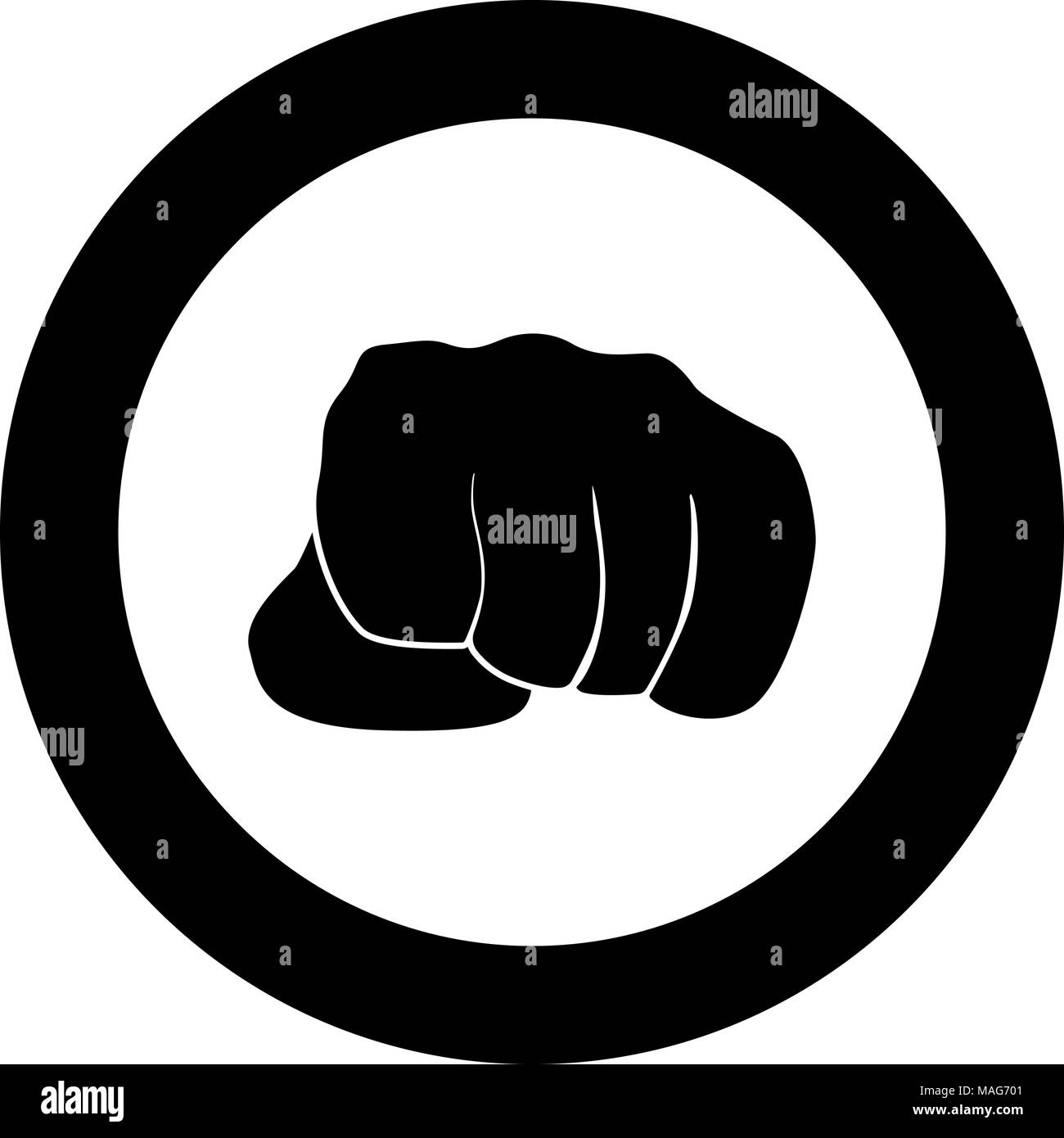 Finger punch Stock Vector Images - Alamy