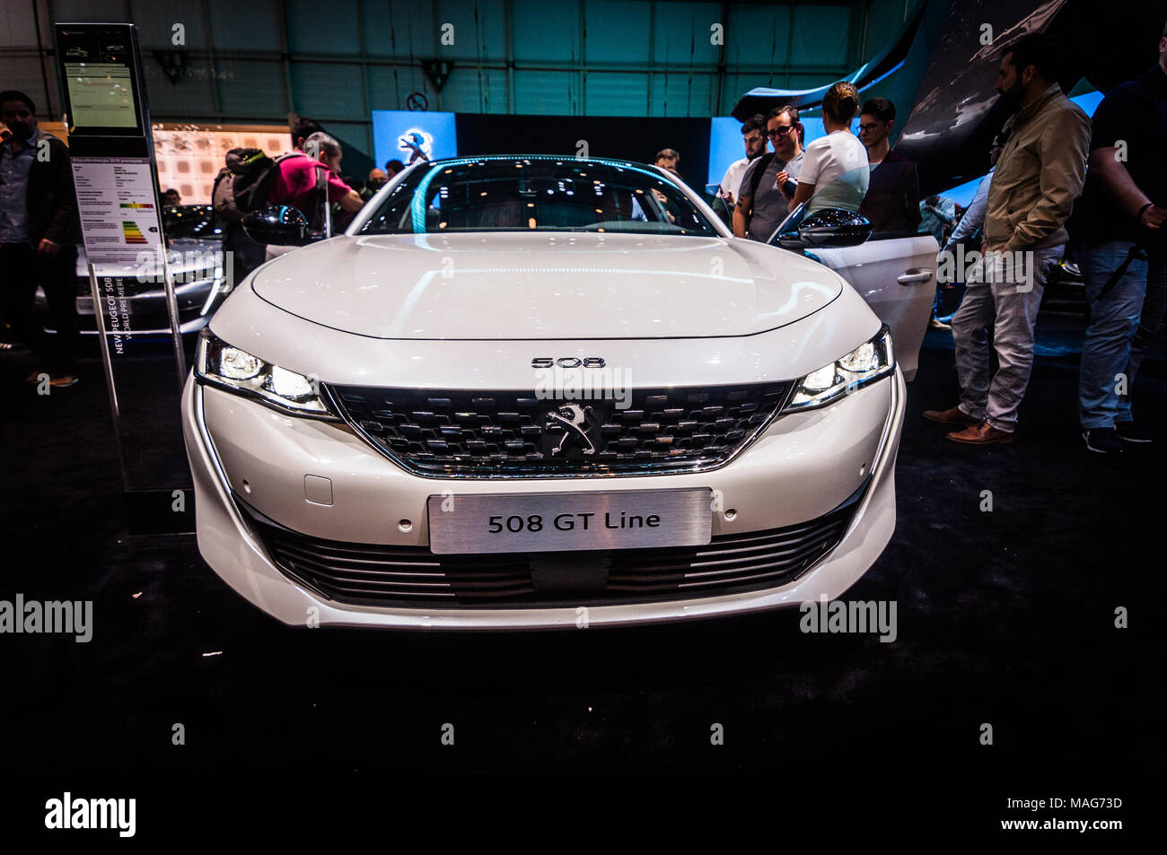 Switzerland, March 2018 - magnificent cars and hypercars on display at ...