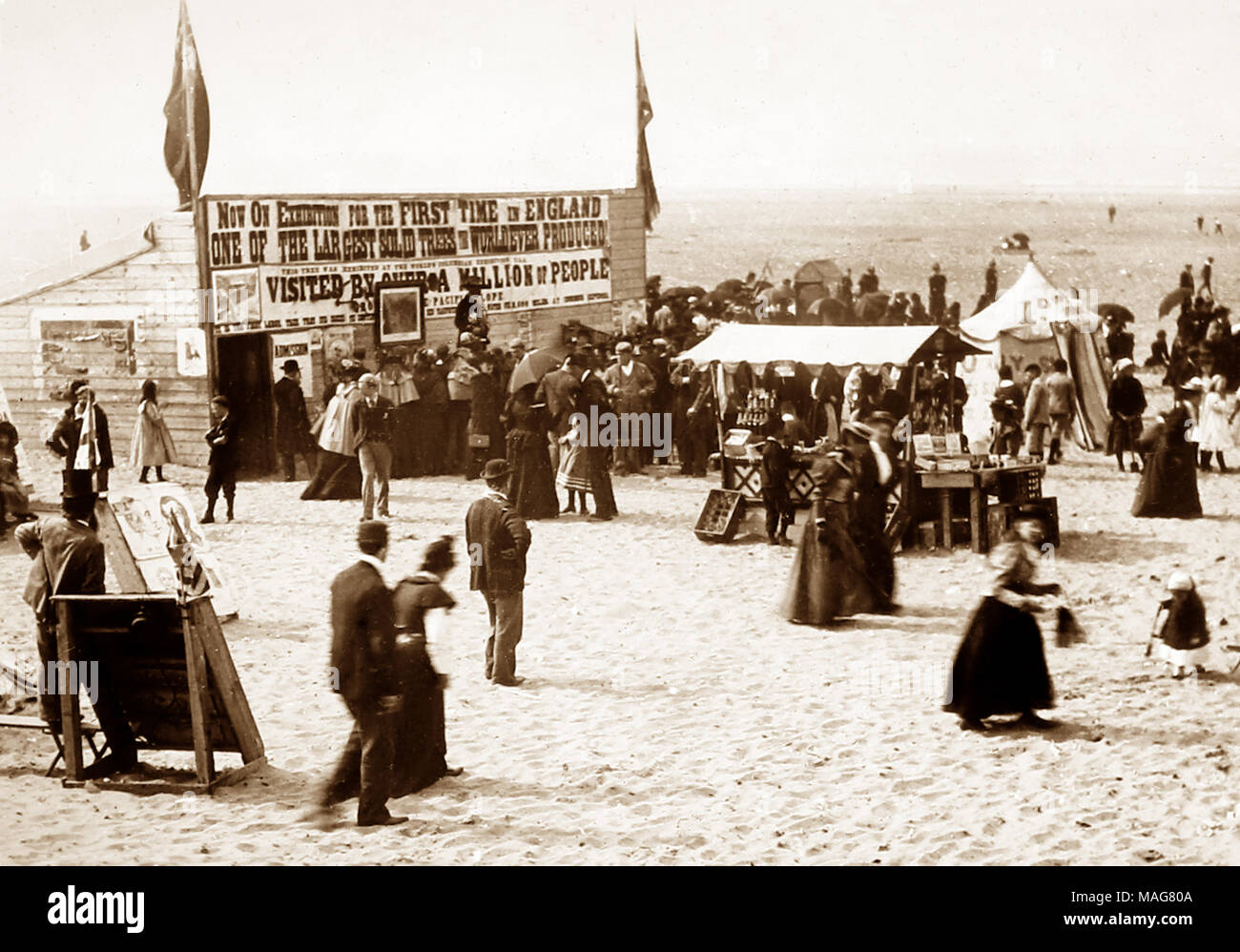 South Beach, Blackpool, Victorian period Stock Photo - Alamy