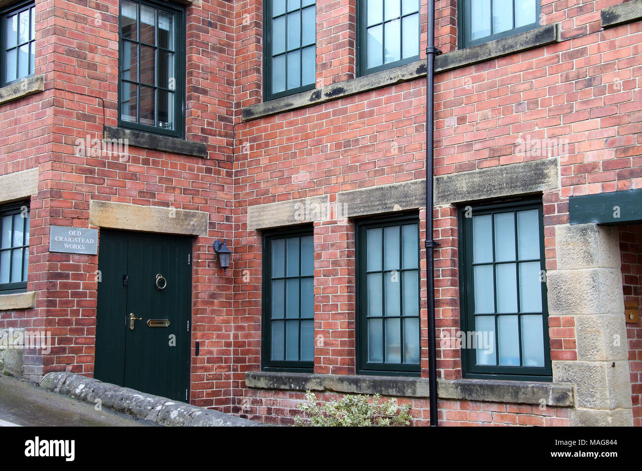 Old Footwear Factory at Stoney Middleton in the Derbyshire Peak ...