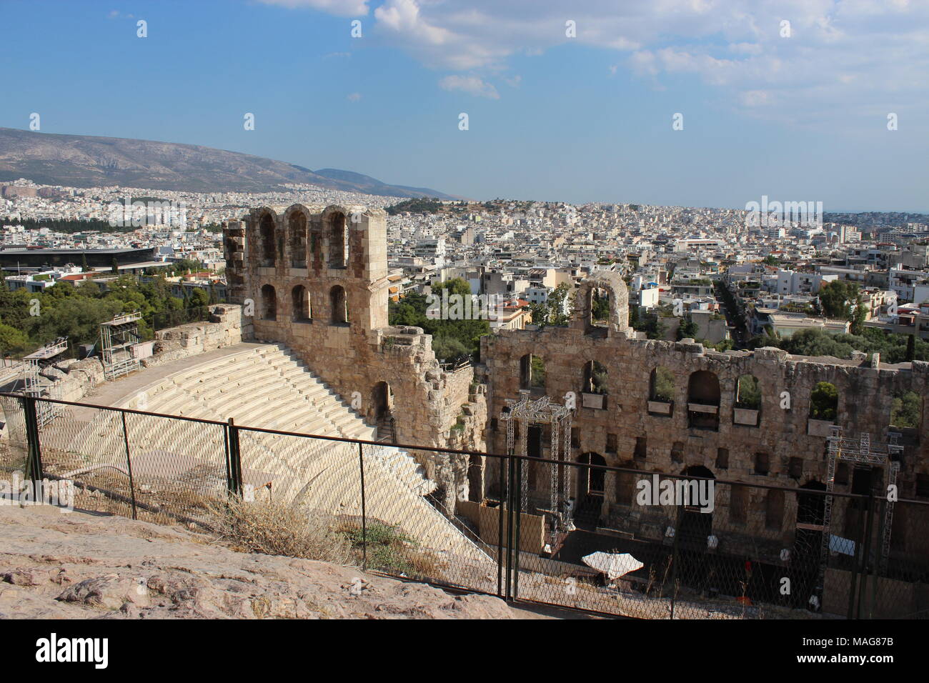 Ancient ruins in Acropolis, Athens Stock Photo - Alamy