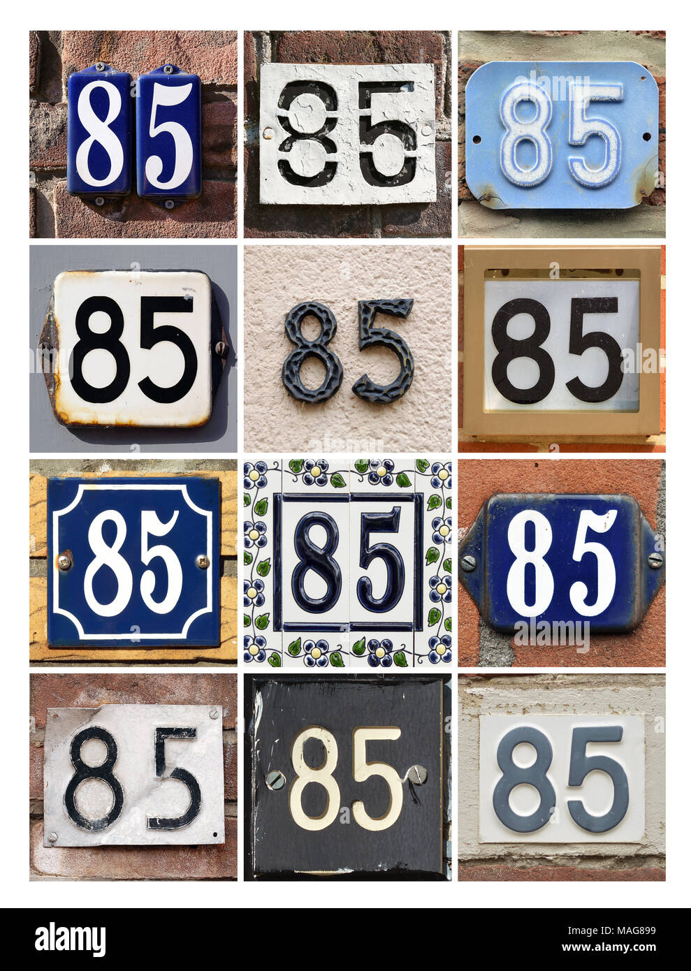 Number 85 hi-res stock photography and images - Alamy