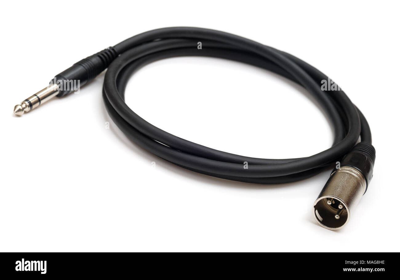 Xlr Cable Cut Out Stock Images & Pictures - Alamy