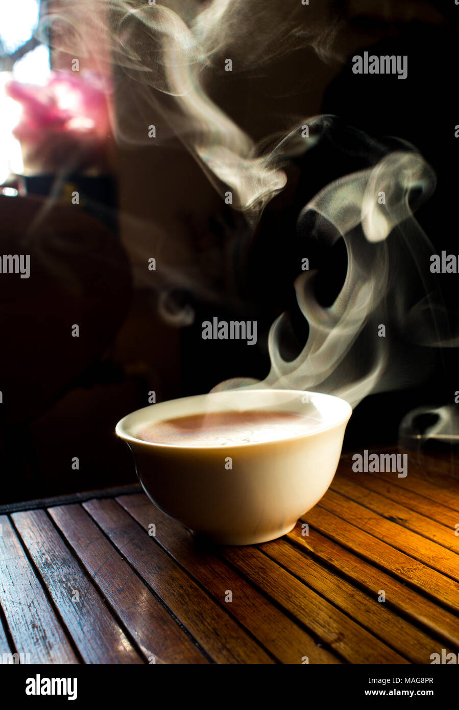 Tea with steam hi-res stock photography and images - Alamy