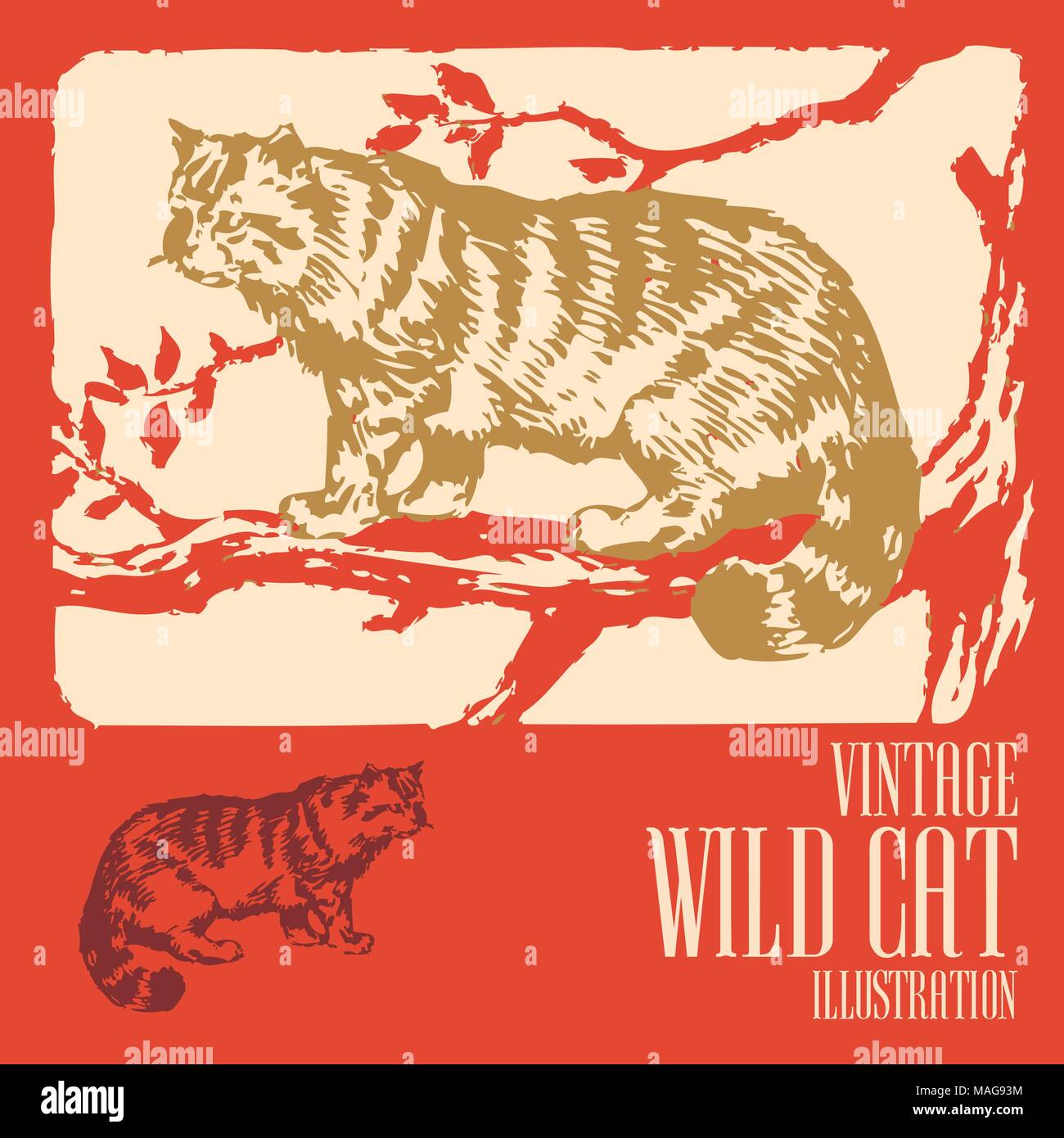 Vintage zoo animals hi-res stock photography and images - Alamy