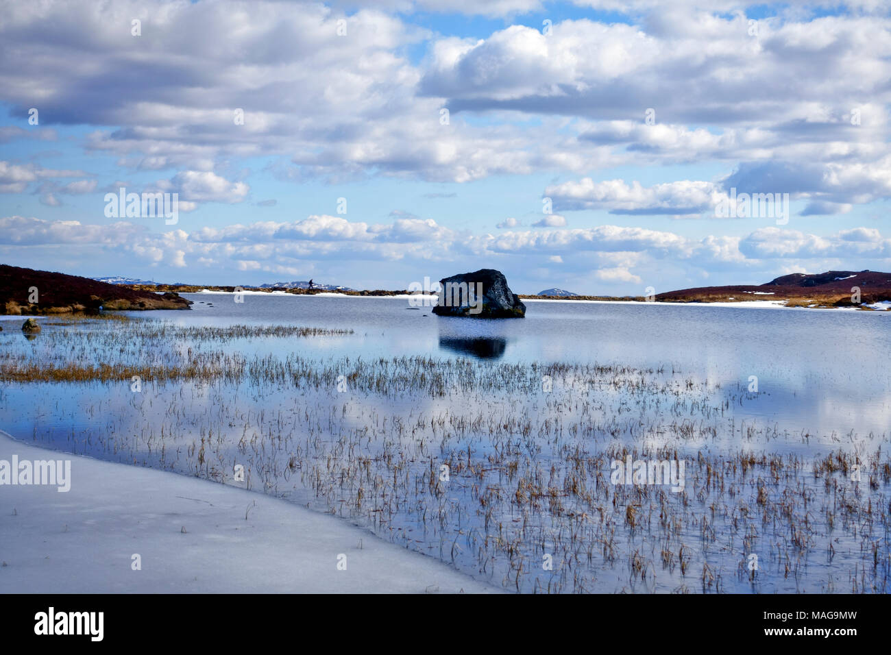 Ben Vrackie loch an, Loch a'Choire Stock Photo - Alamy