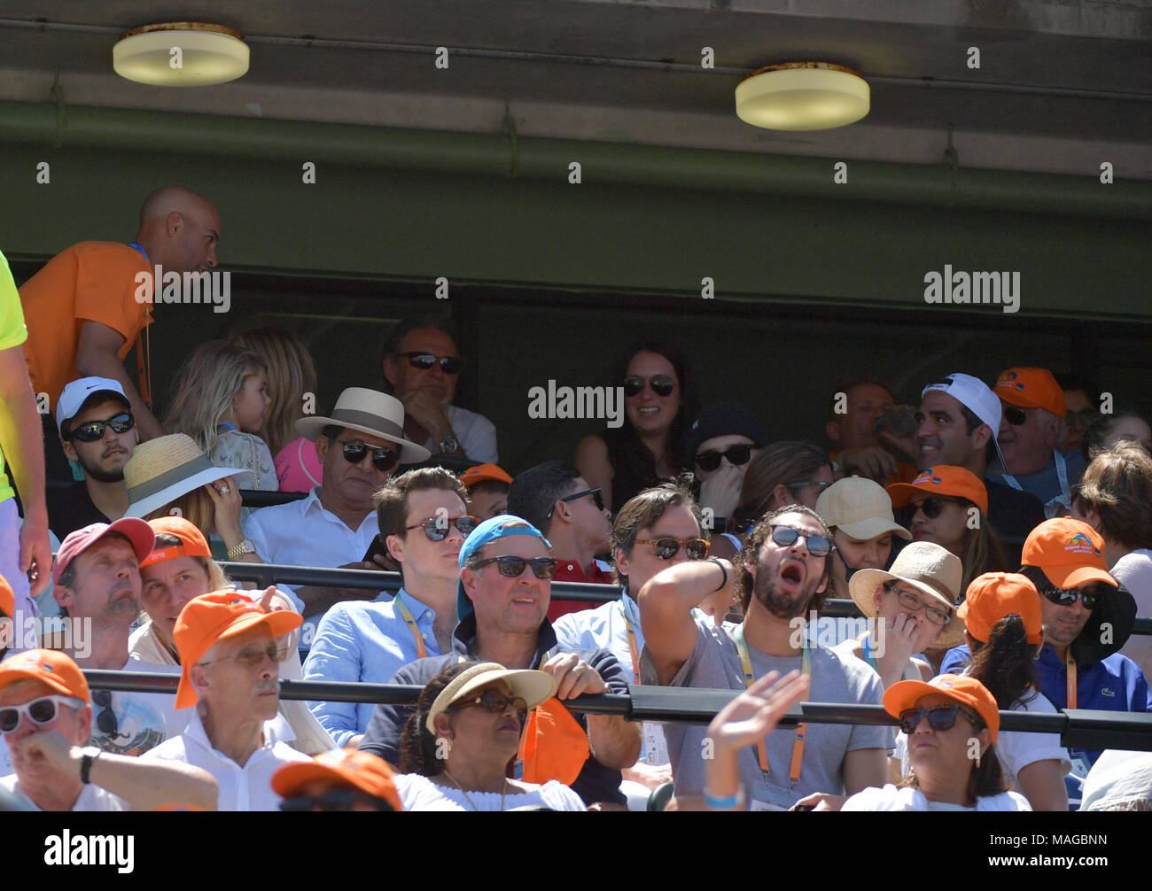 Key Biscayne, FL, USA. 01st Apr, 2018. David Beckham, Victoria Beckham ...