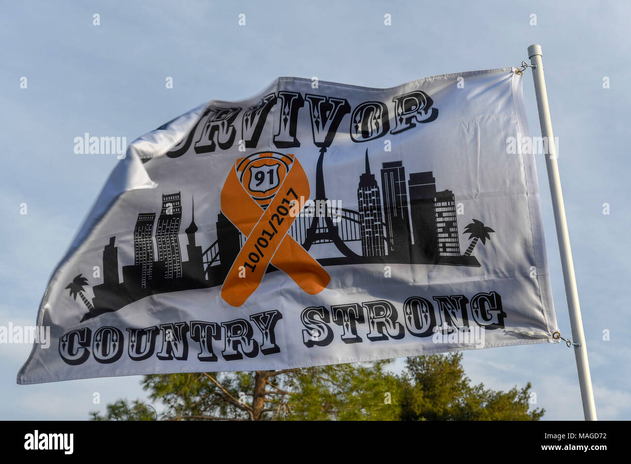 Las Vegas, NV, USA. 1st Apr, 2018. Vigil atmosphere Sunday's vigil to ...