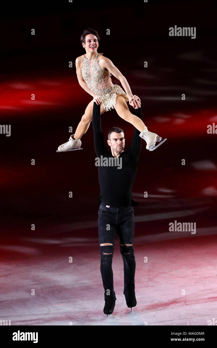 Towa Pharmaceutical RACTAB Dome, Osaka, Japan. 31st Mar, 2018. Meagan ...