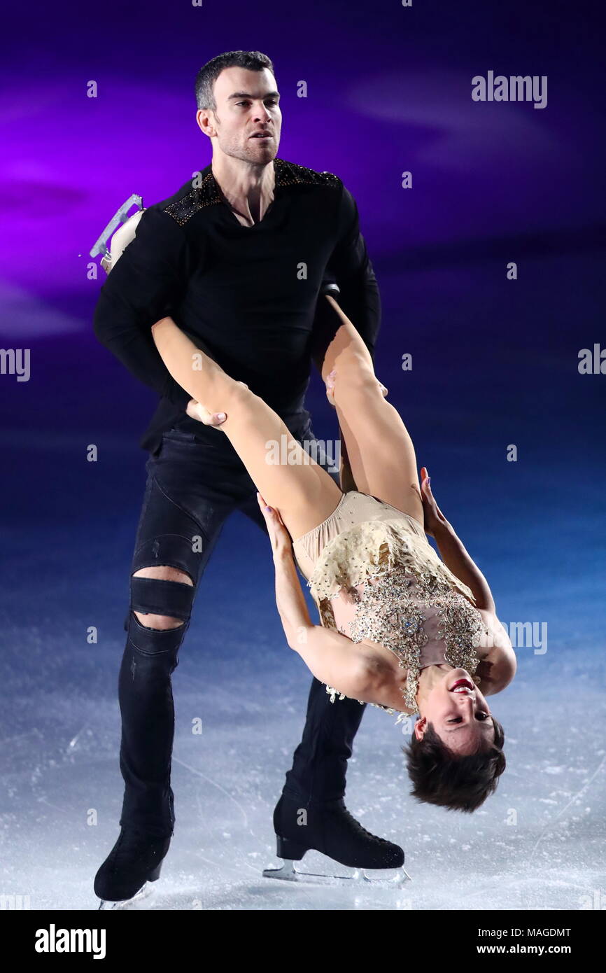 Towa Pharmaceutical RACTAB Dome, Osaka, Japan. 31st Mar, 2018. Meagan ...