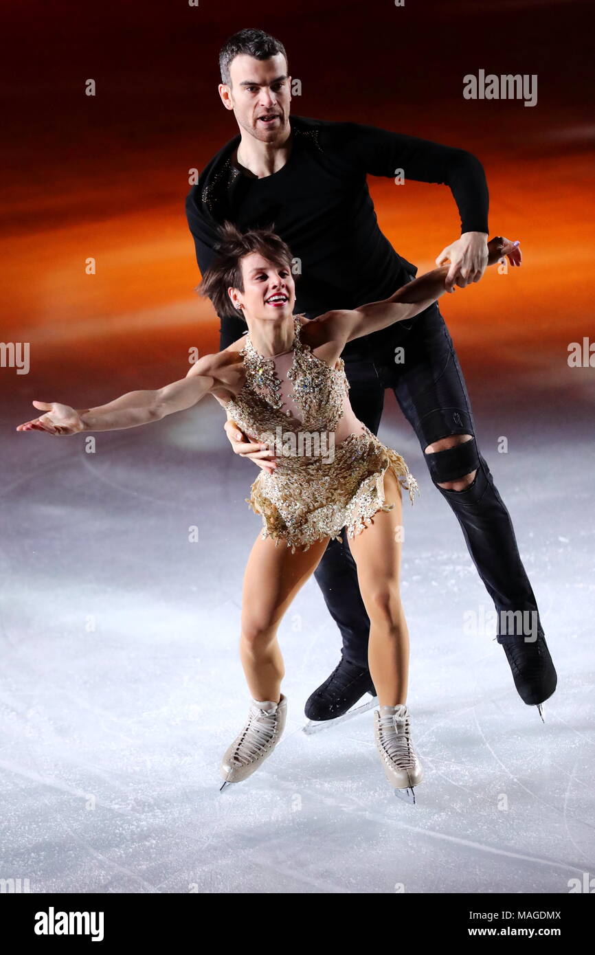 Towa Pharmaceutical RACTAB Dome, Osaka, Japan. 31st Mar, 2018. Meagan ...