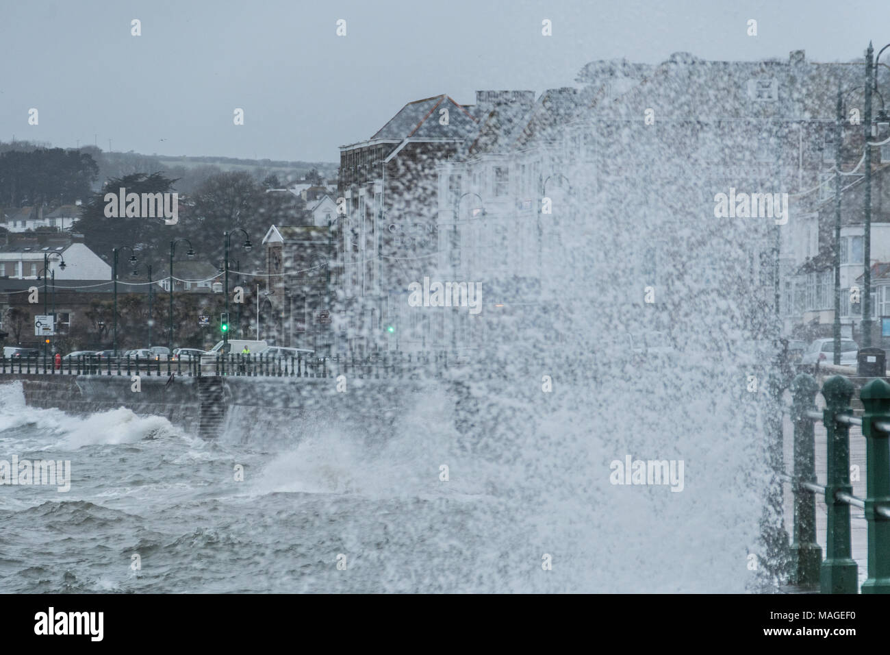 Penzance, Cornwall, UK. 2nd April 2018. UK Weather. Parts of south ...