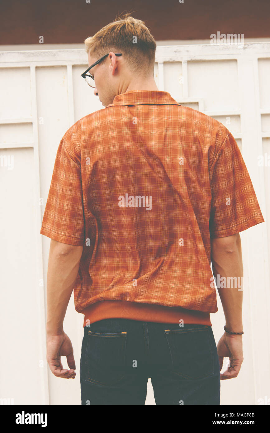 Man Facing Backwards