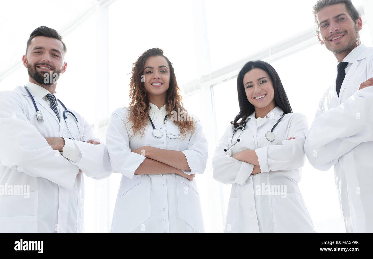 closeup.a group of doctors Stock Photo - Alamy