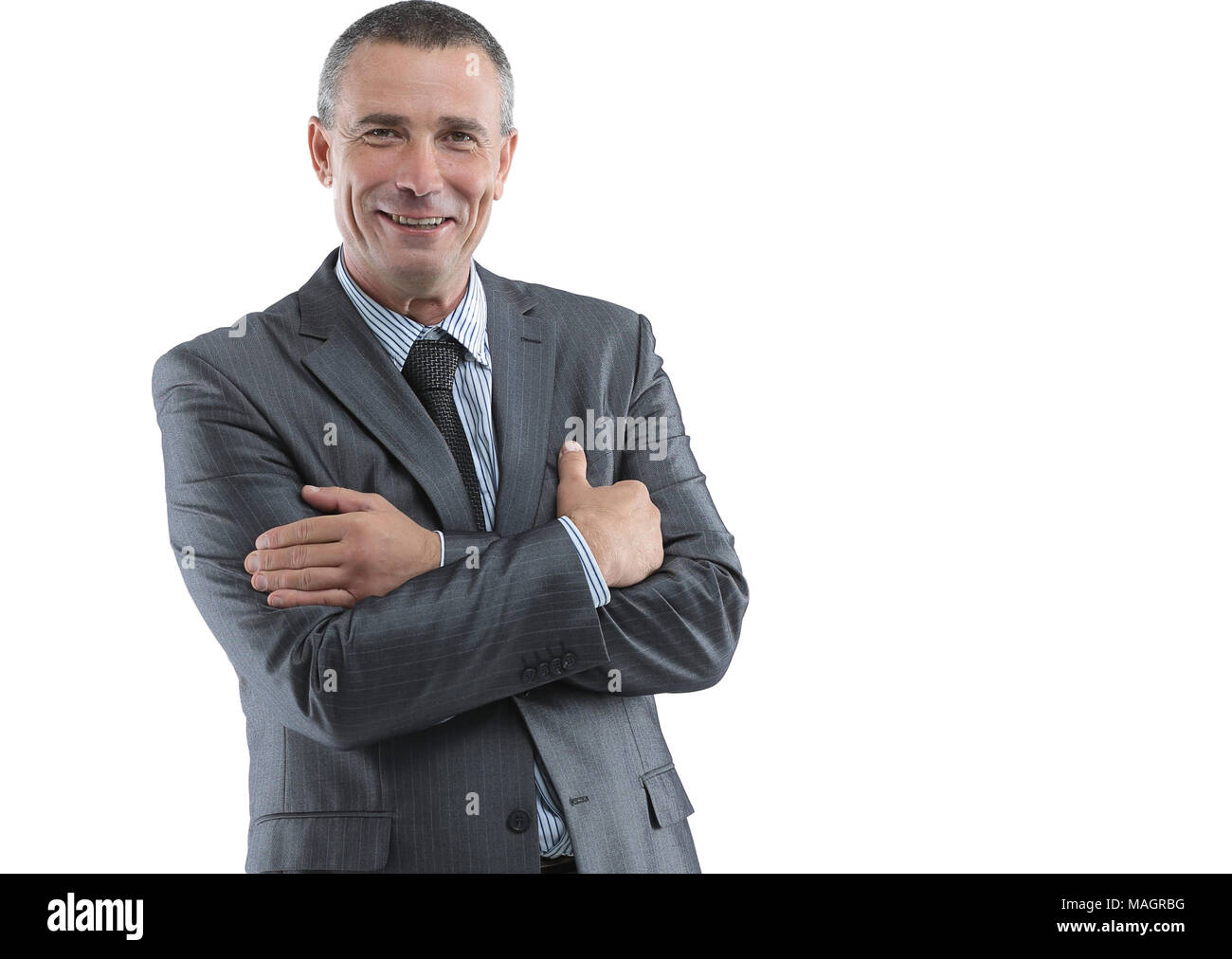 face of a successful businessman Stock Photo - Alamy