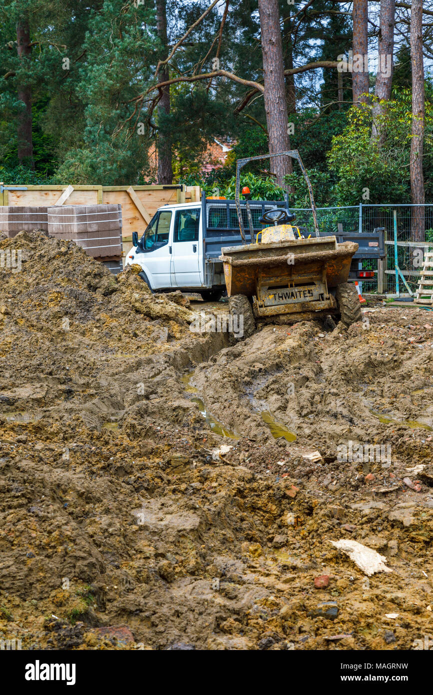 Muddy construction site hi-res stock photography and images - Alamy