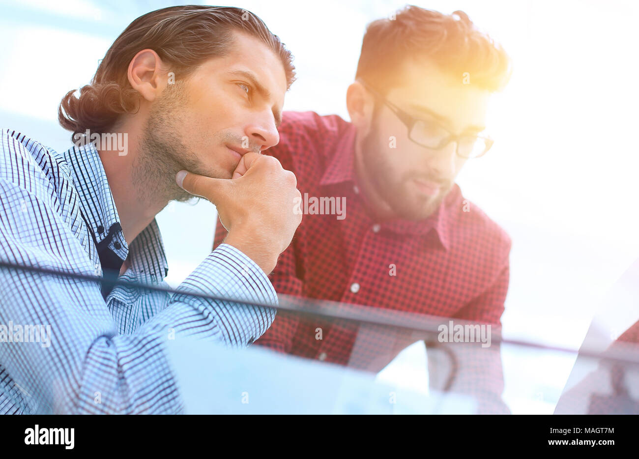 serious businessman thinking Stock Photo - Alamy