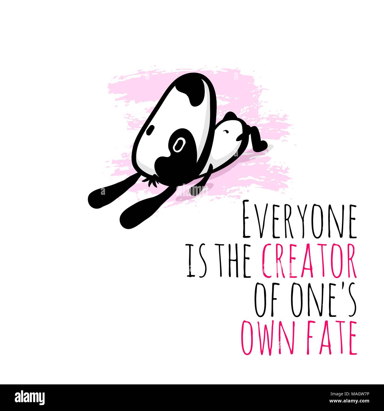 Cartoon dog lying down Cut Out Stock Images & Pictures - Alamy