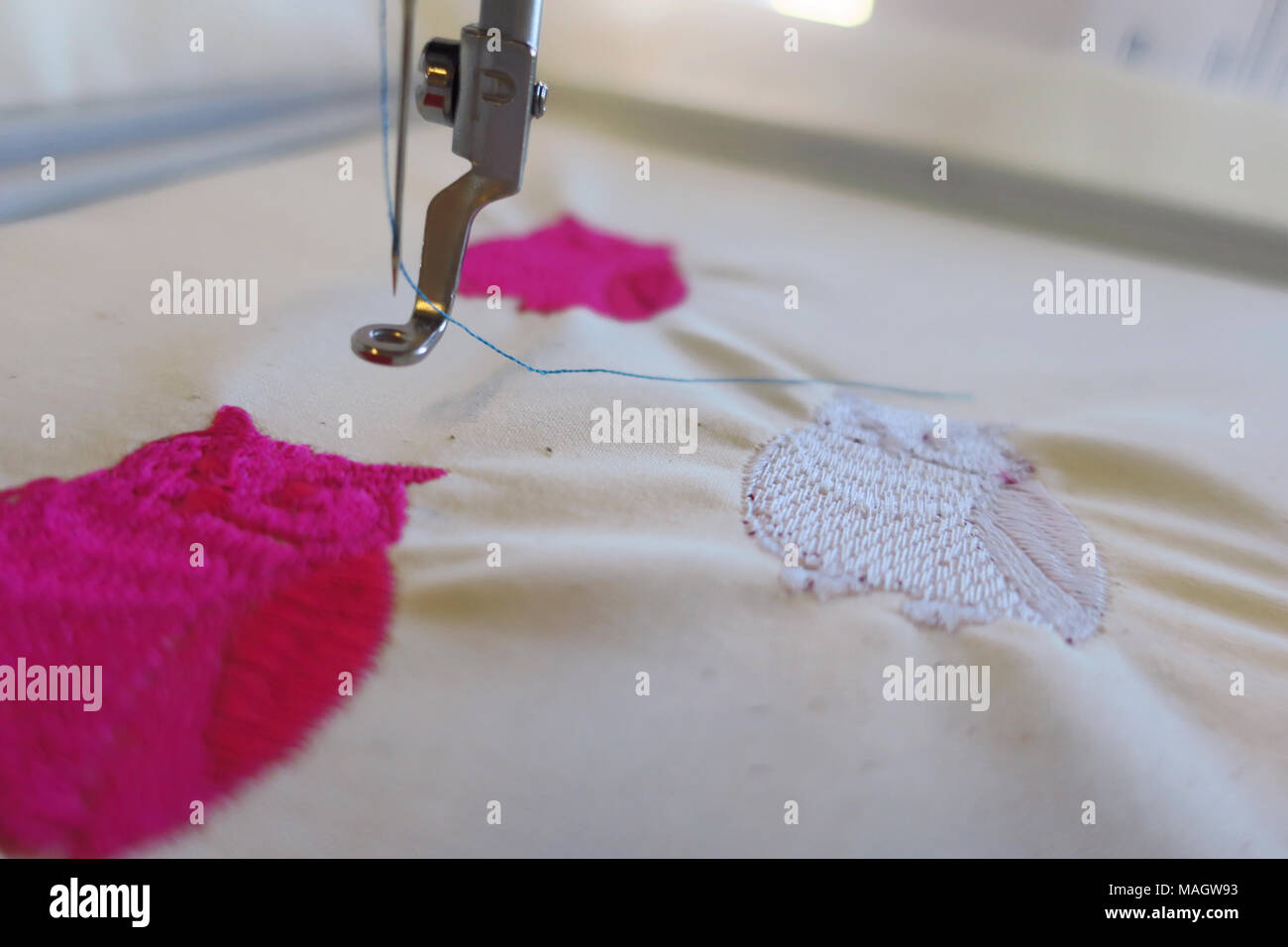 Embroidery machines hi-res stock photography and images - Alamy