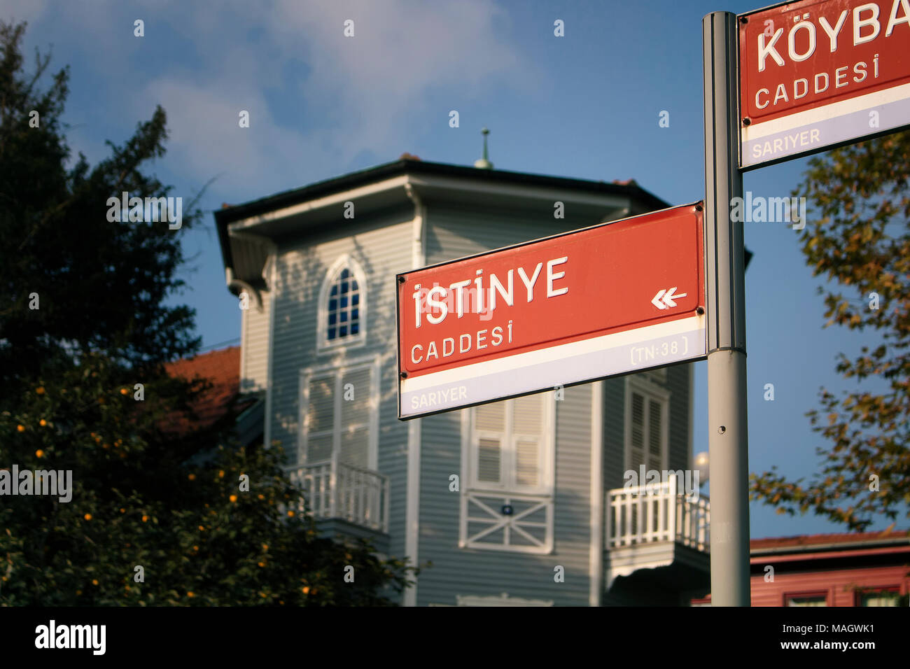 Turkish street signs hi-res stock photography and images - Alamy