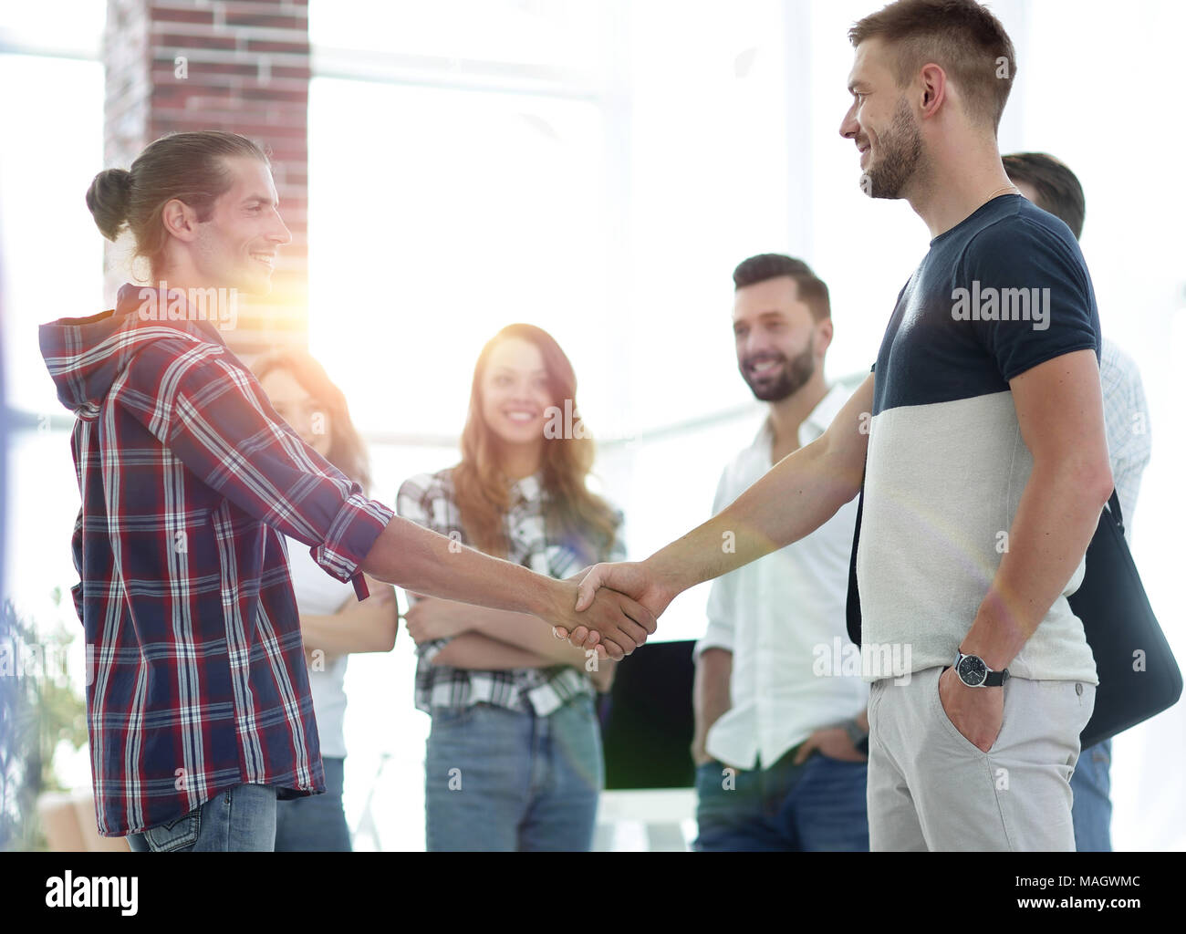 closeup of handshake of business partners Stock Photo - Alamy
