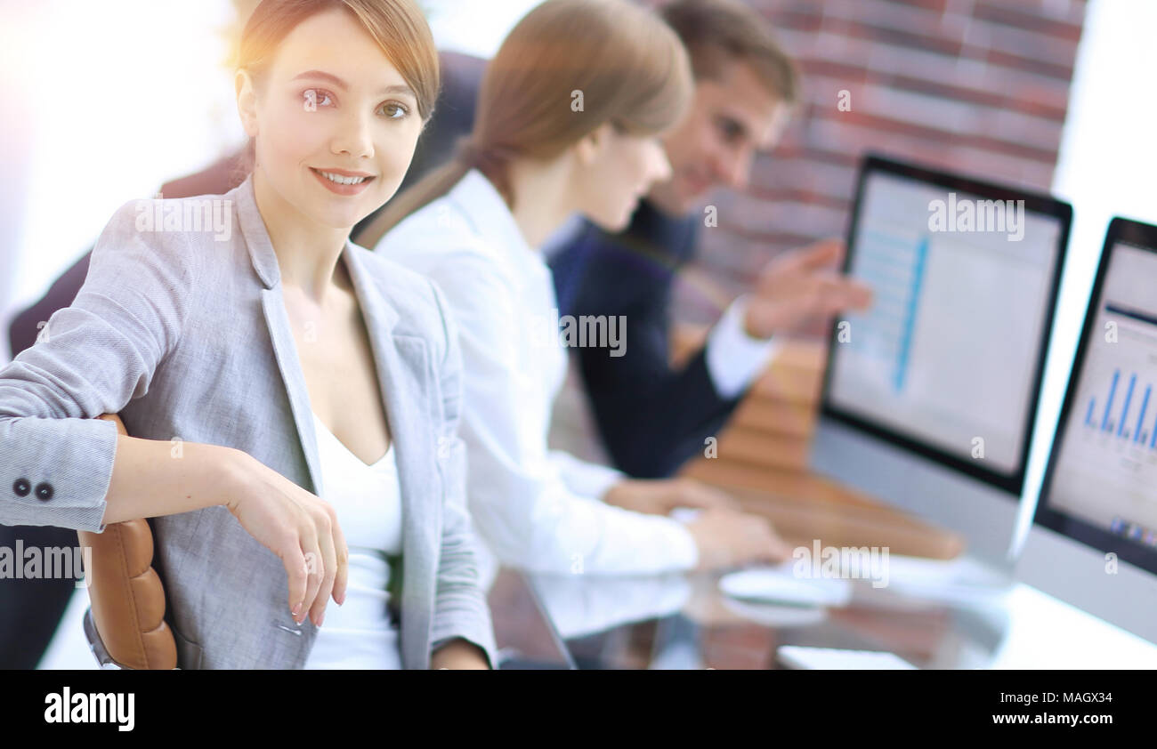 portrait of successful business women in the workplace Stock Photo - Alamy
