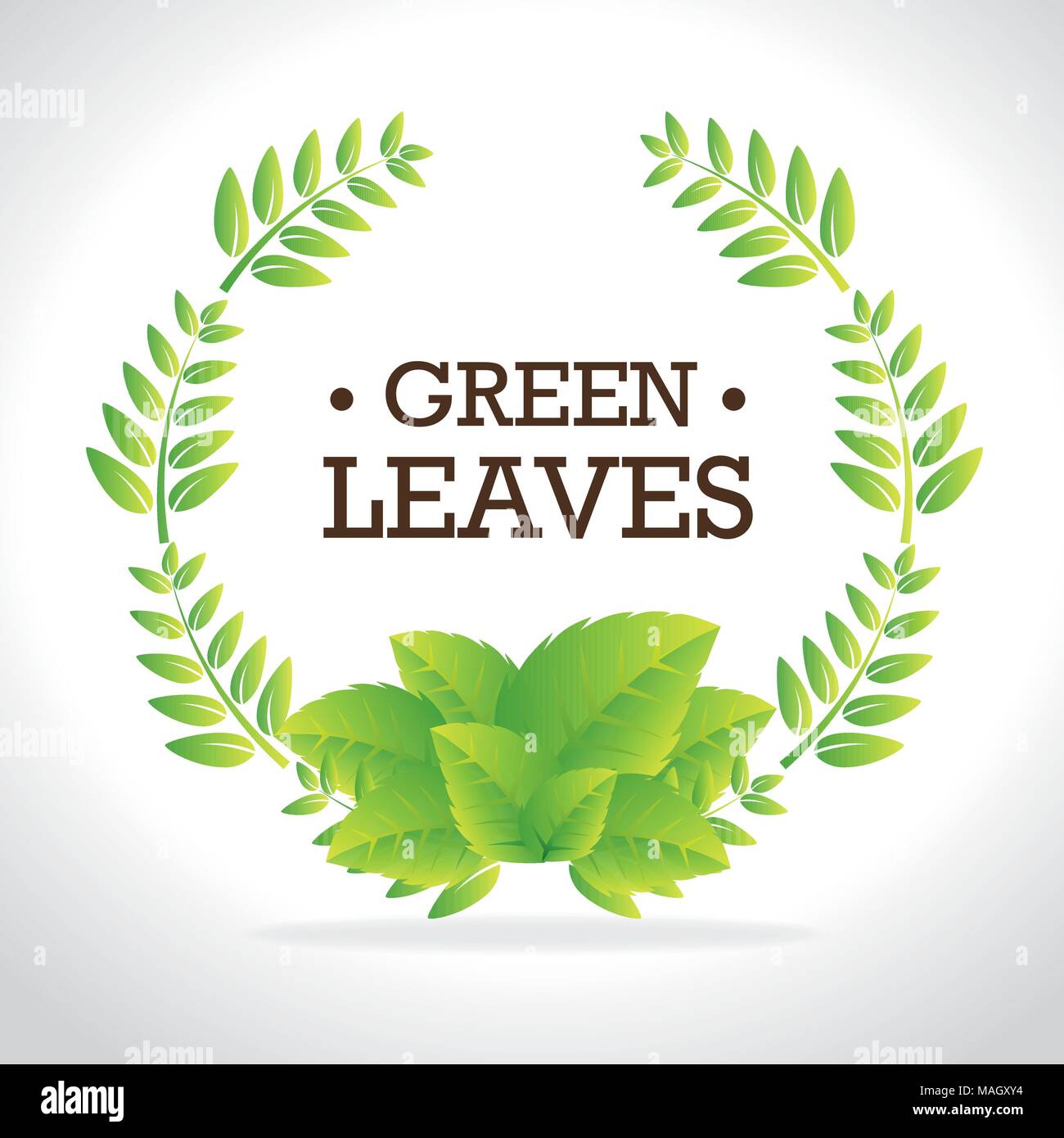 nature and leaves design, vector illustration graphic design Stock ...