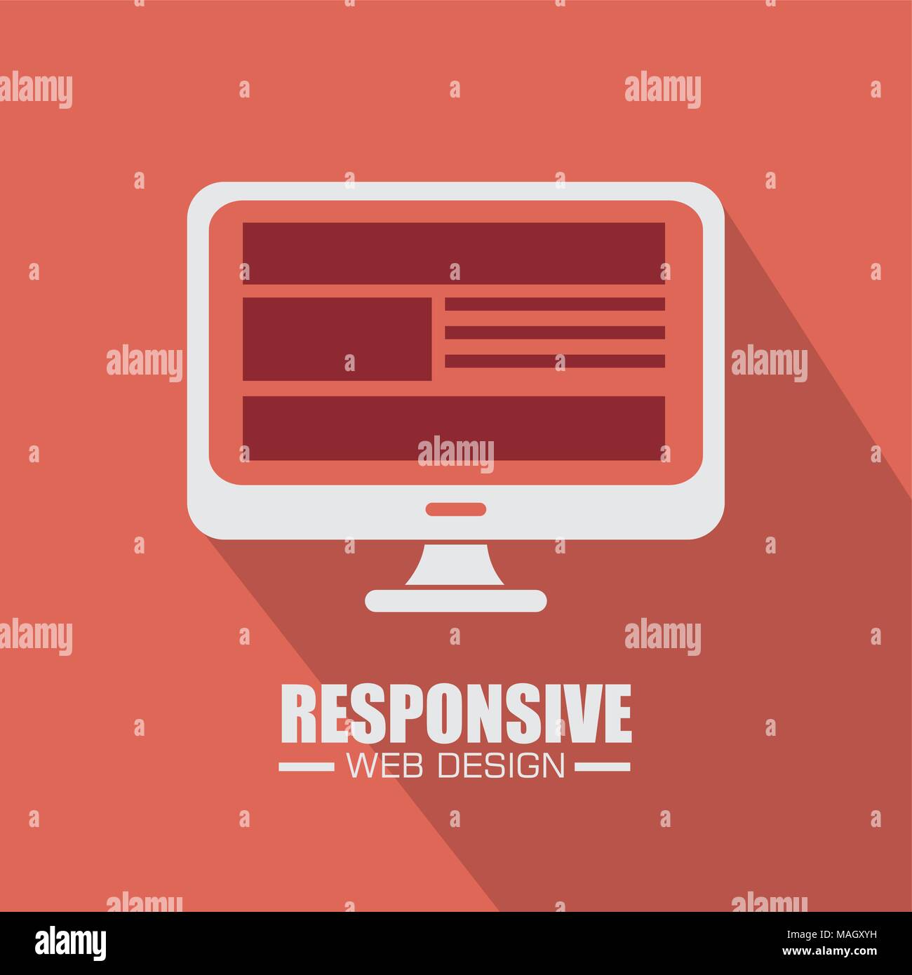 Responsive and technology design, vector illustration eps 10 graphic ...