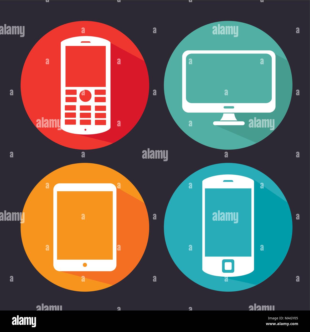 Responsive and technology design, vector illustration eps 10 graphic ...