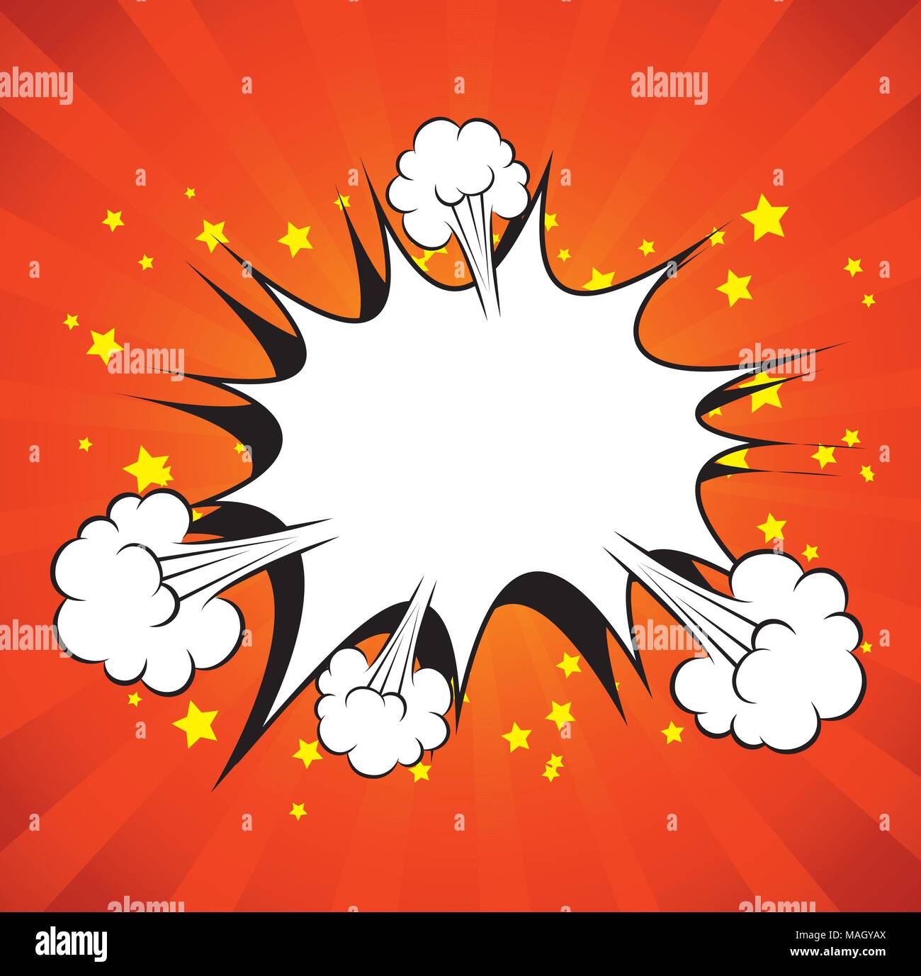 Pop art comic bubbles design, vector illustration Stock Vector Image ...