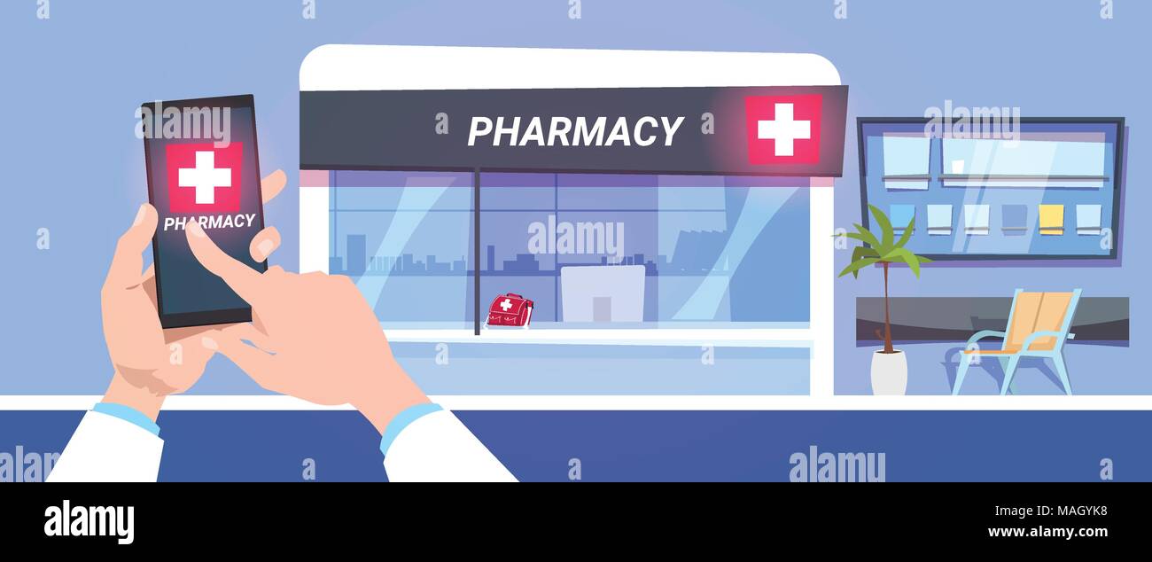 Pharmacy background Stock Vector Images - Alamy