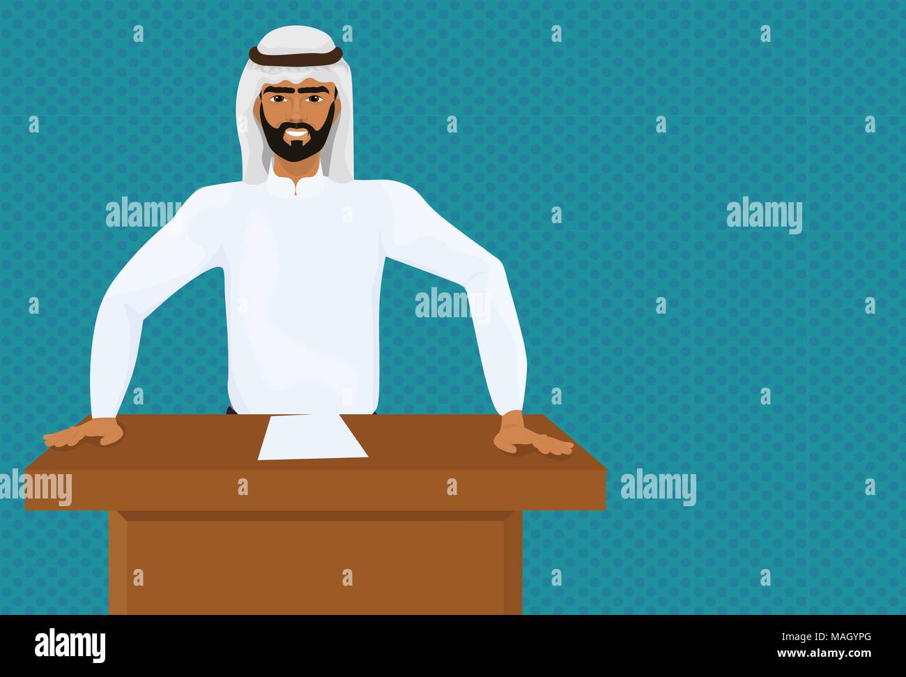 Vector Saudi Arab Man Cartoon Stock Photos & Vector Saudi Arab Man ...