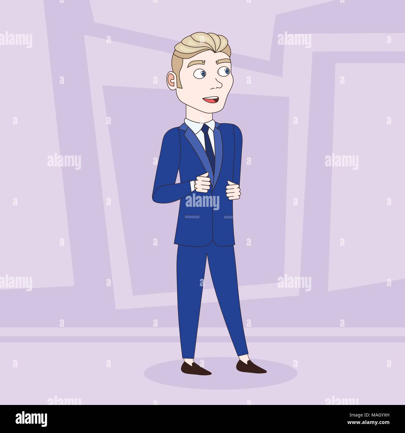 Cartoon business man Stock Vector Images - Alamy