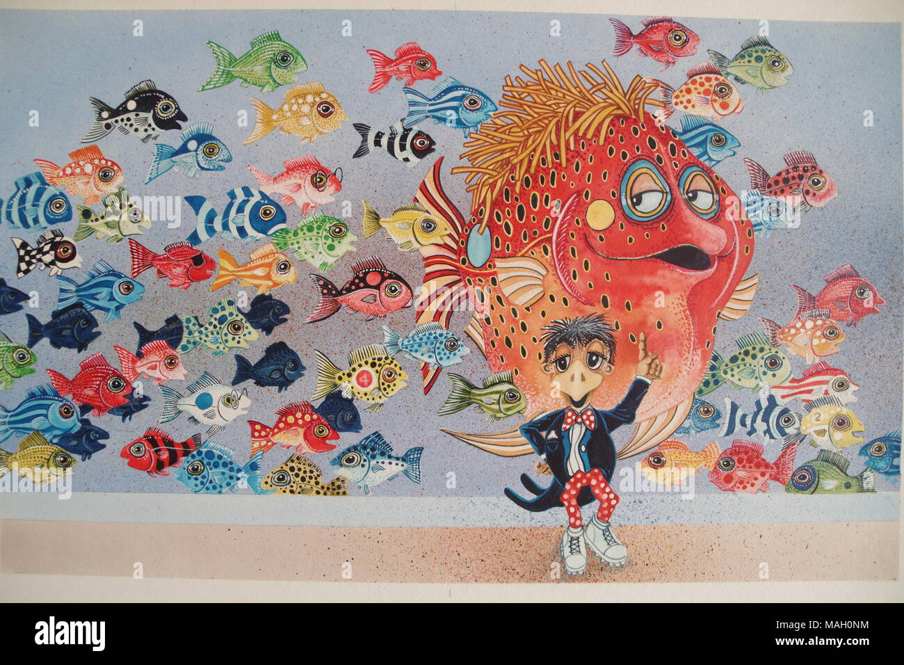 The Fish Story Stock Photo - Alamy