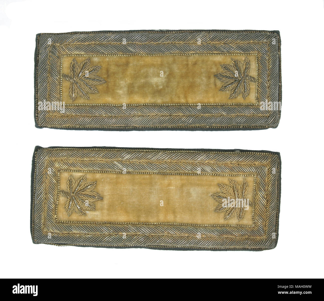 American Civil War: Union Army, A pair of shoulder straps for a Lt ...