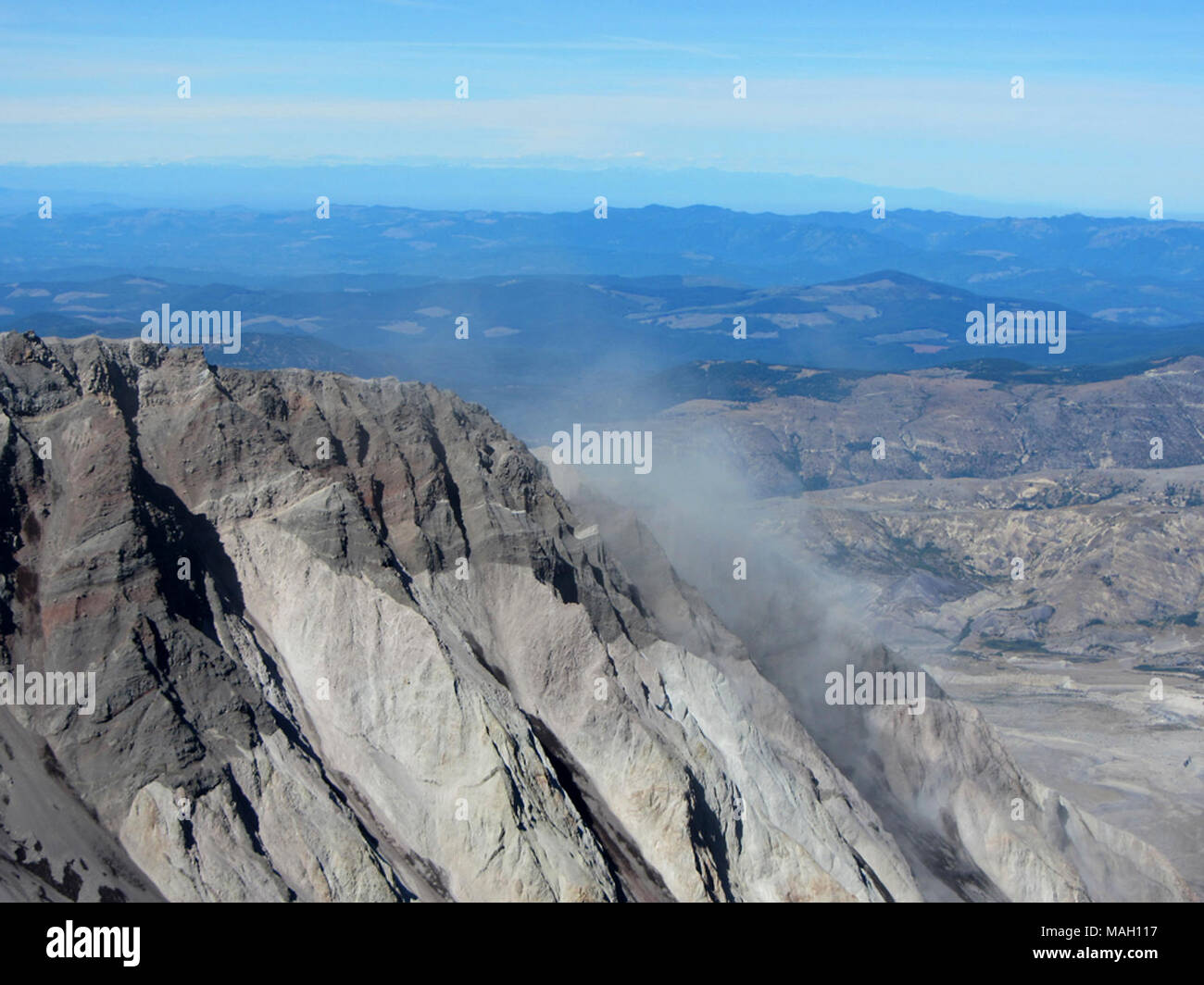 Mt St Helens Summit Climb in WA Stock Photo - Alamy