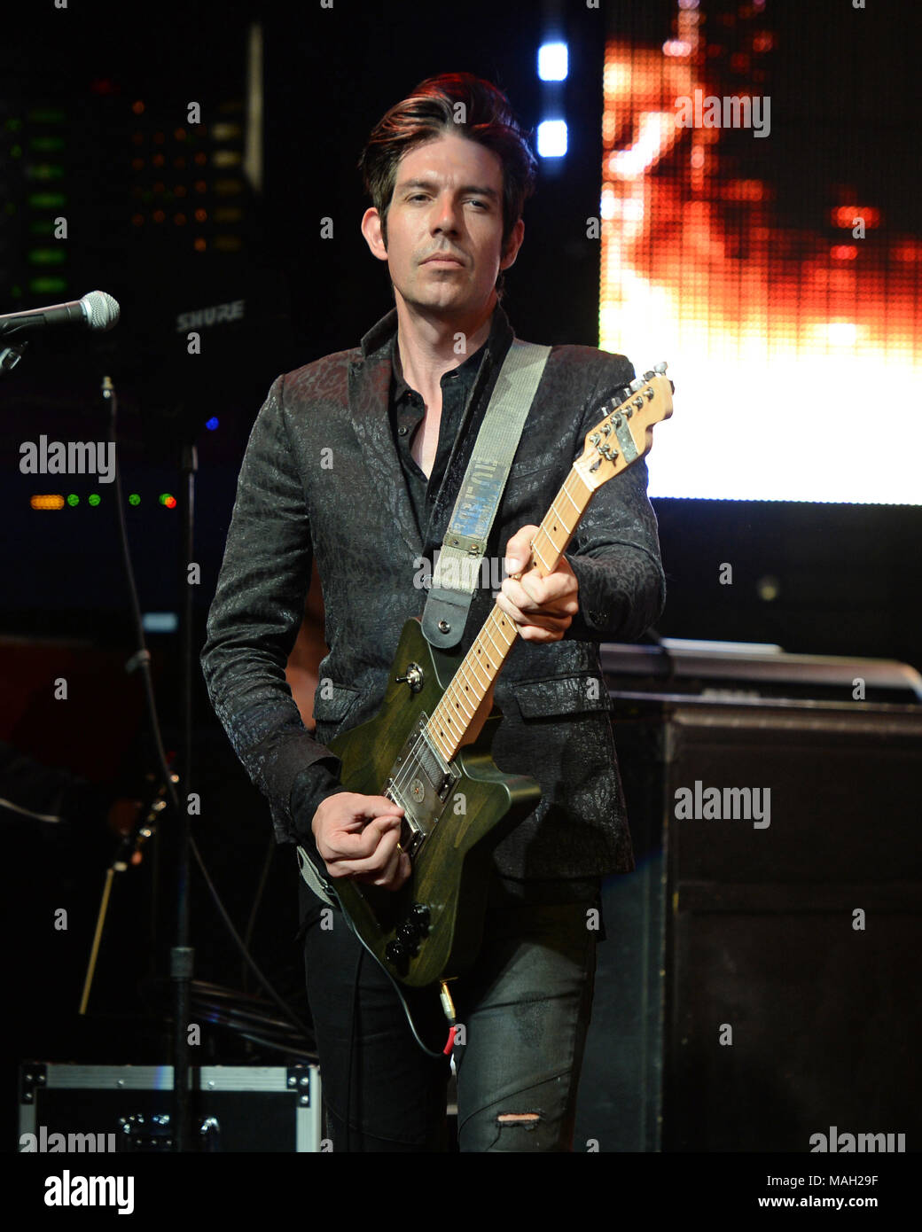 FORT LAUDERDALE, FL - OCTOBER 23: Rich Good of The Psychedelic Furs ...