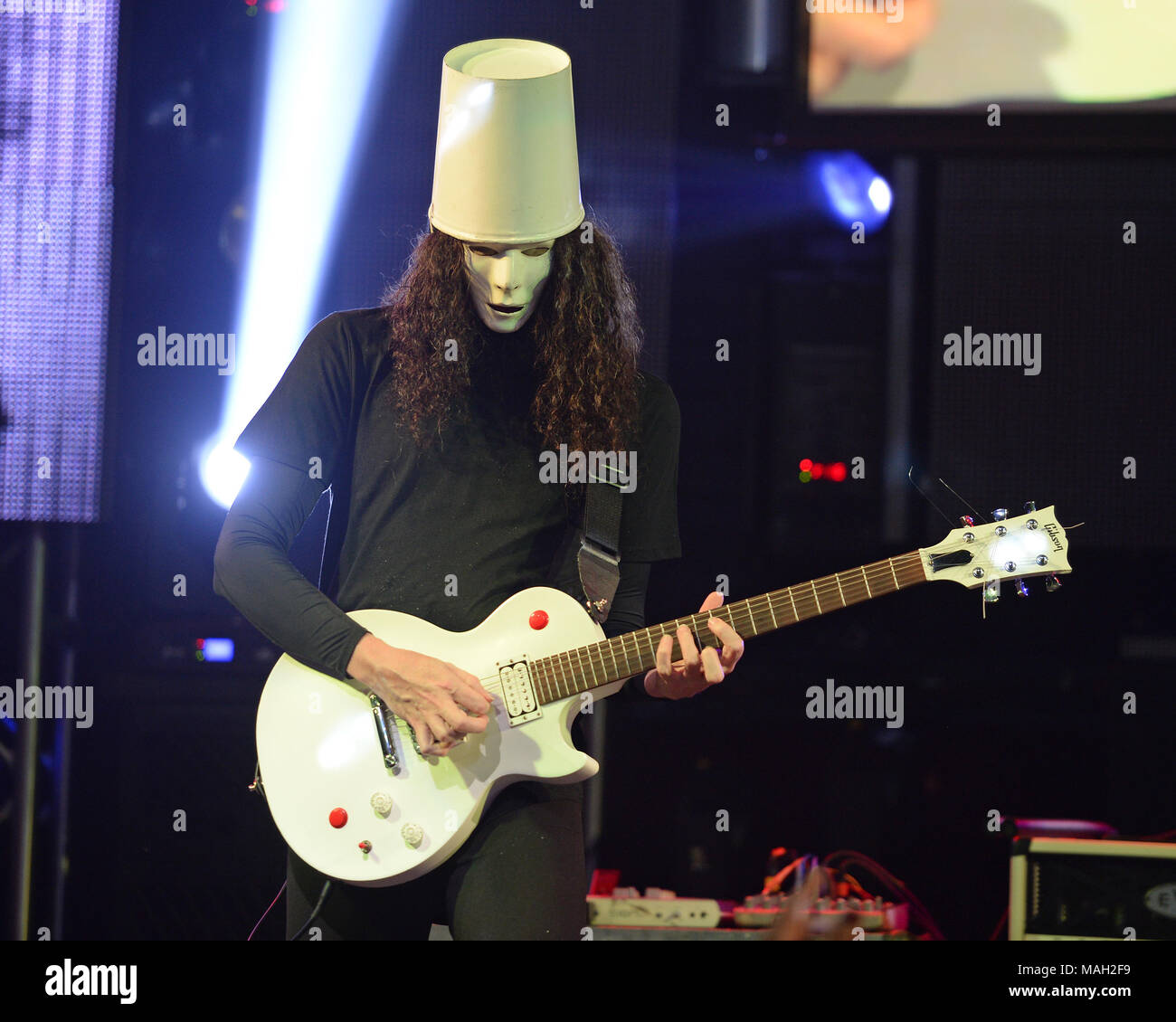 FORT LAUDERDALE, FL - FEBRUARY 28: Brian Patrick Carroll AKA Buckethead ...
