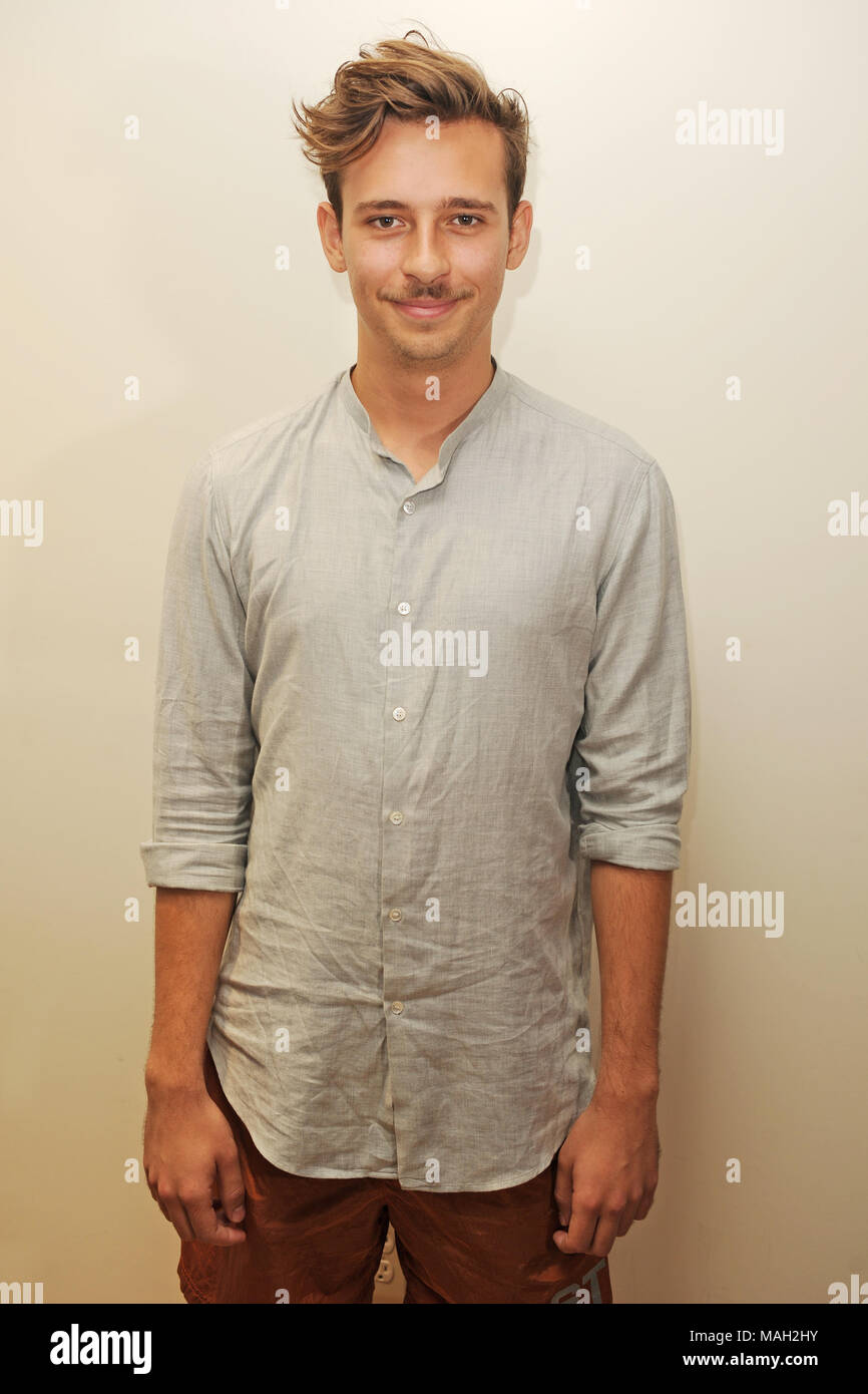HOLLYWOOD, FL - MAY 20: Music Producer Flume poses for a portrait at ...