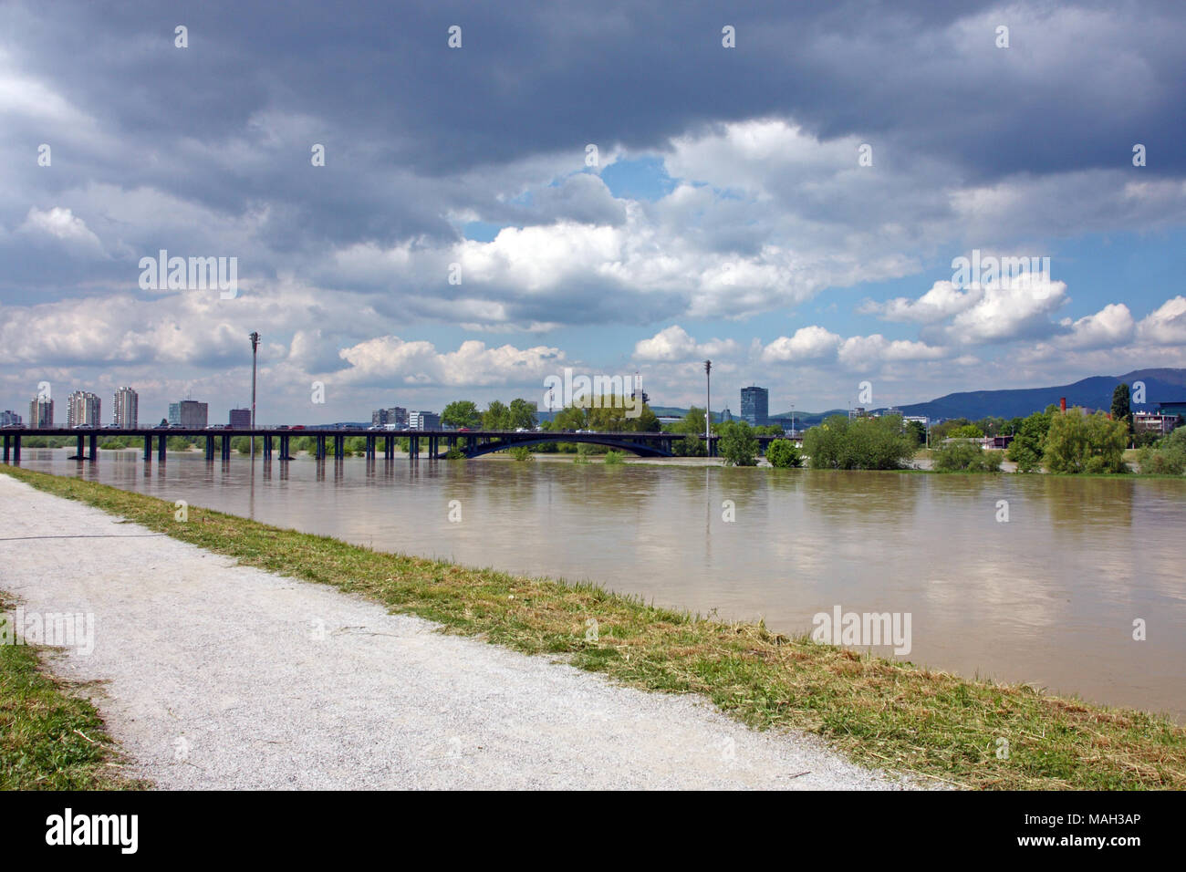 Zagreb sava river flood hi-res stock photography and images - Alamy