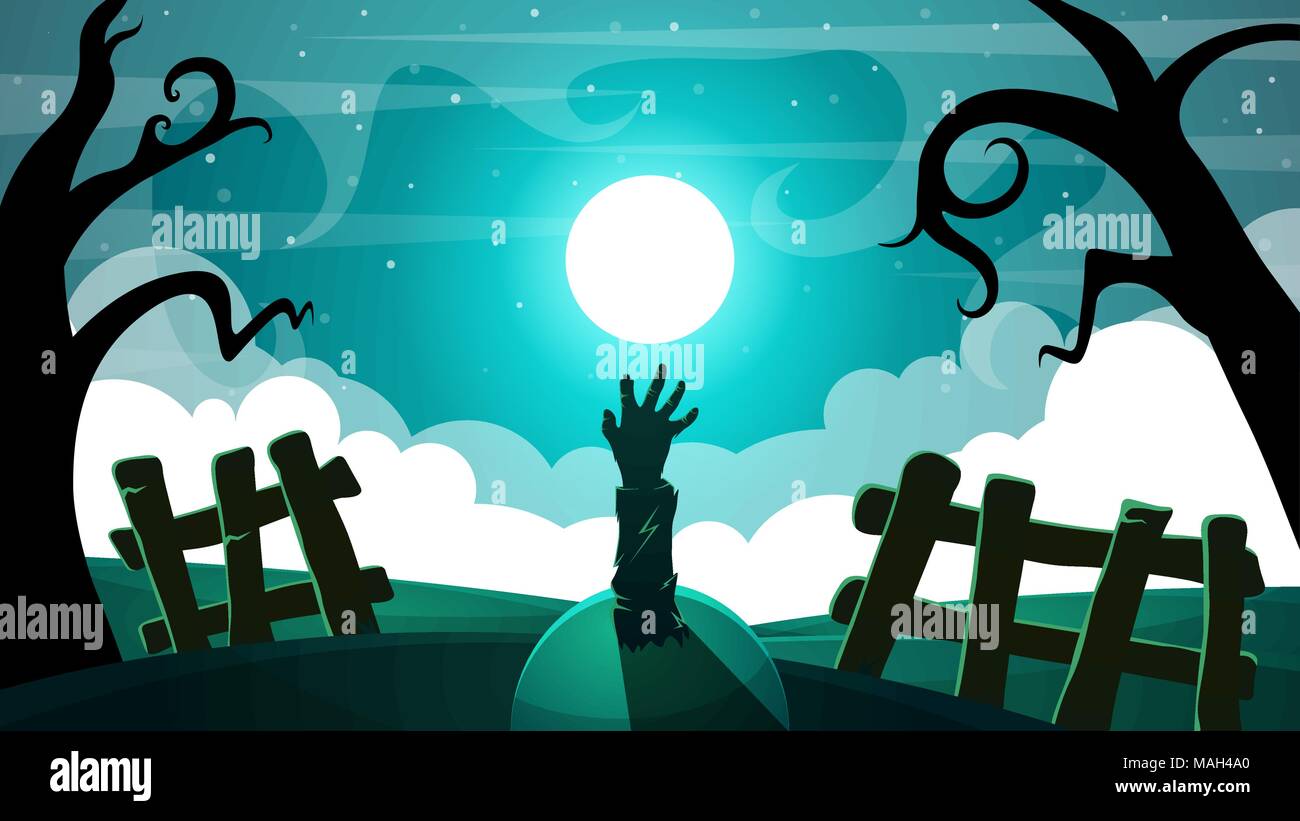 Cartoon Zombie Wallpaper